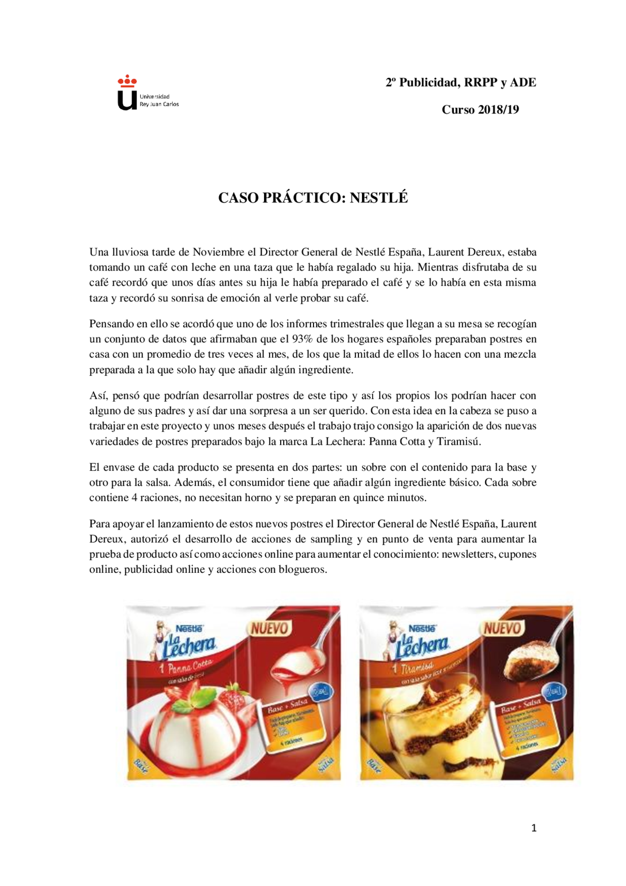 Cao practico Urjc Marketing - Docsity