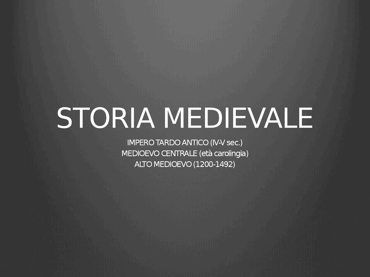 Storia Medievale Triennale Docsity