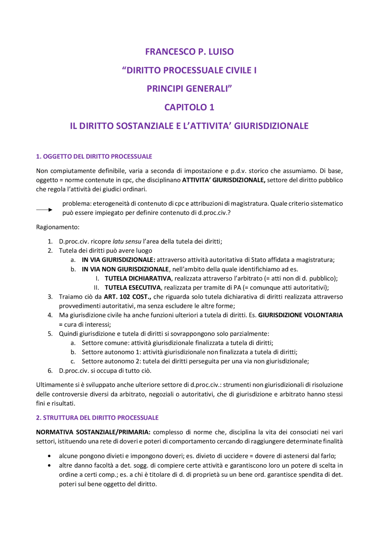 Diritto Processuale Civile I Principi Generali Francesco P Luiso Ix