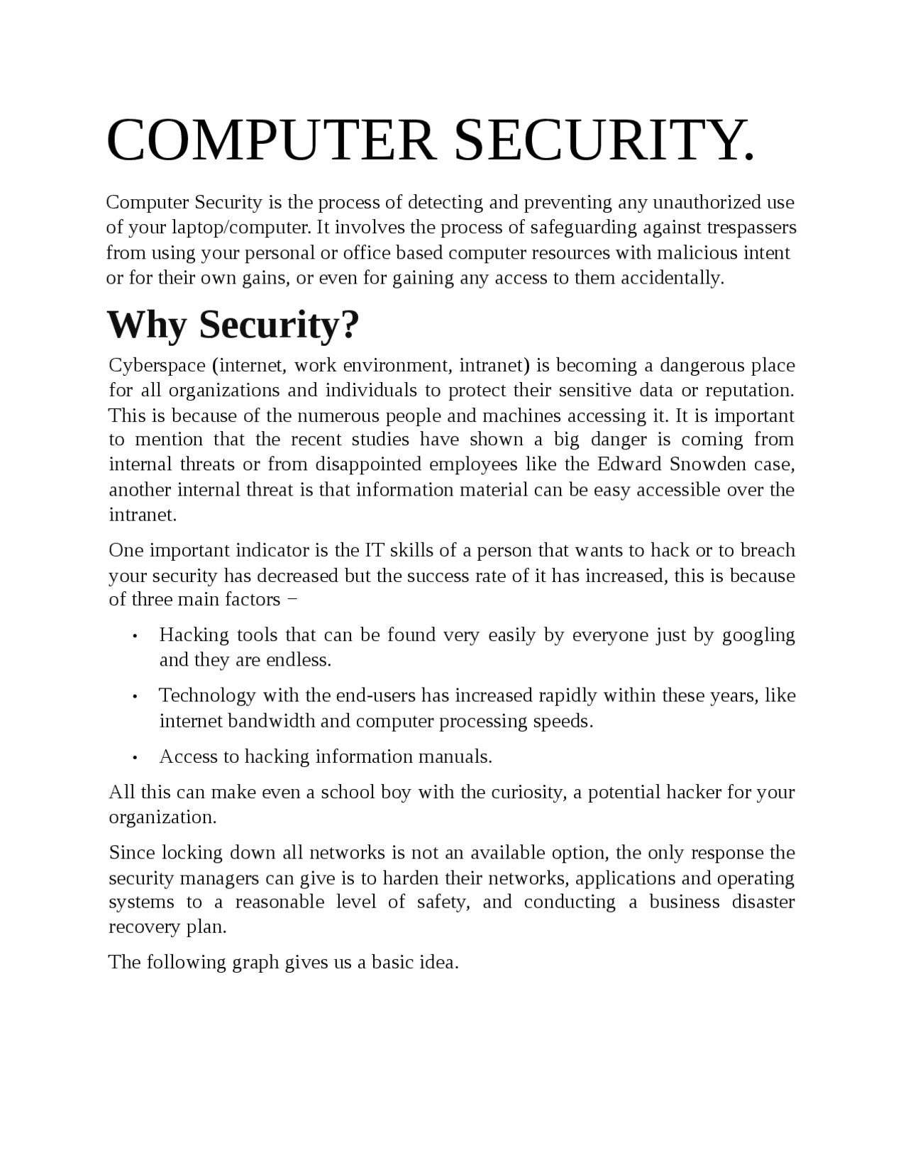 Computer security&management - Docsity