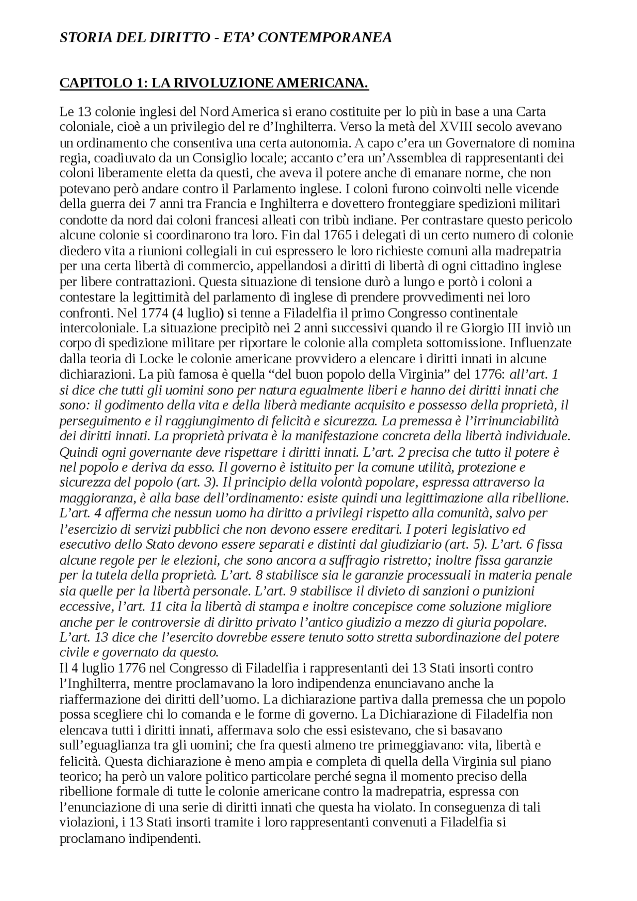 Riassunto Storia Del Diritto Unipd Docsity