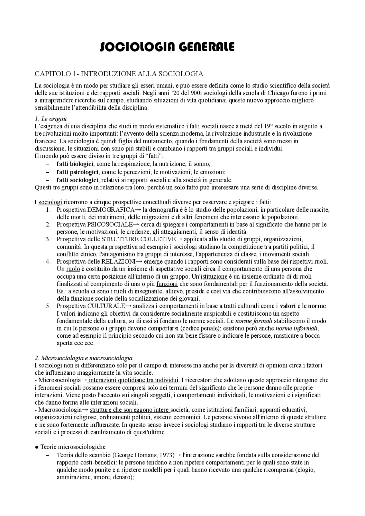 Manuale Di Sociologia Neil Smelser Docsity