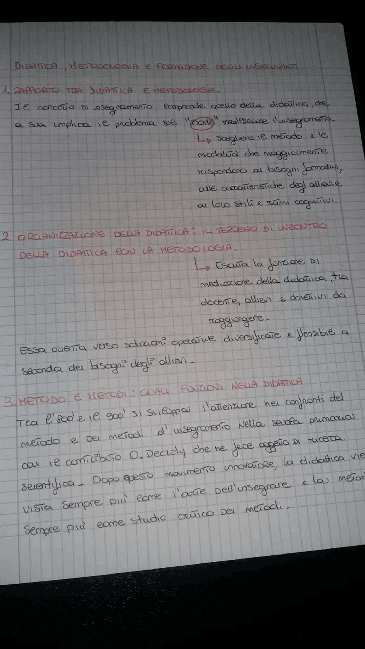 Didattica E Metodologia Docsity
