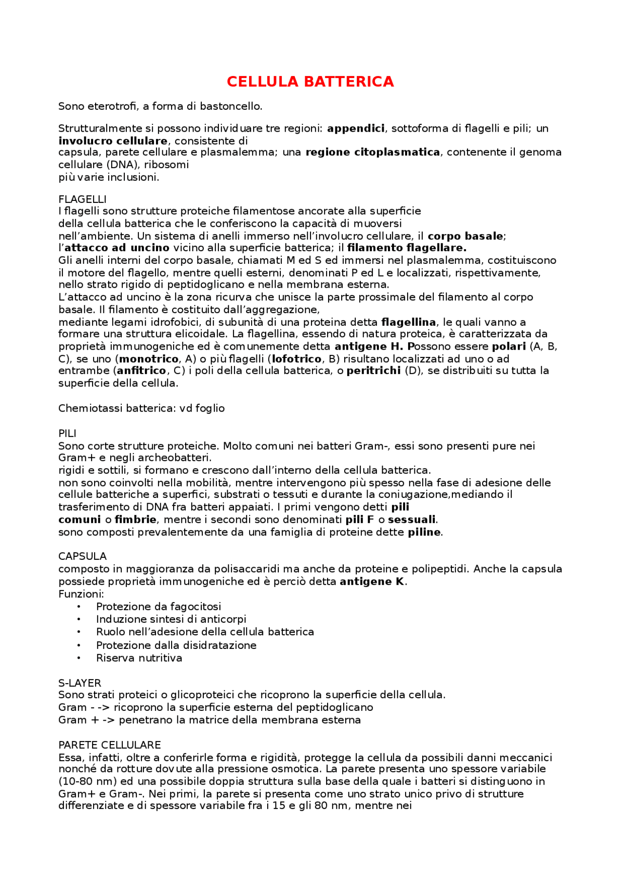 Appunti Di Microbiologia Docsity