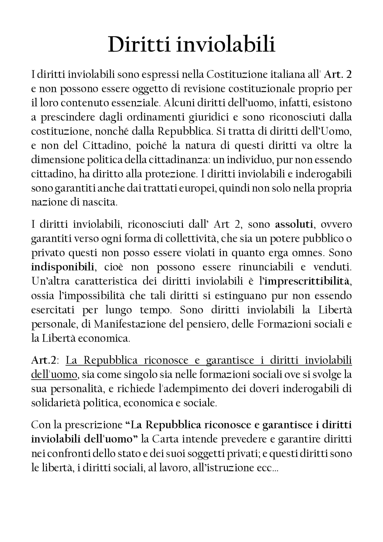 Appunti E Schemi Di Diritto Costituzionale Docsity