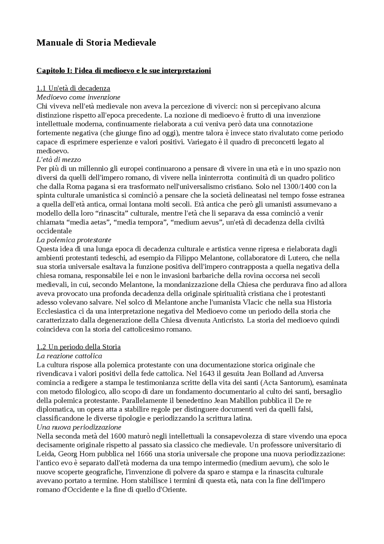 Manuale Di Storia Medievale Andrea Zorzi Docsity