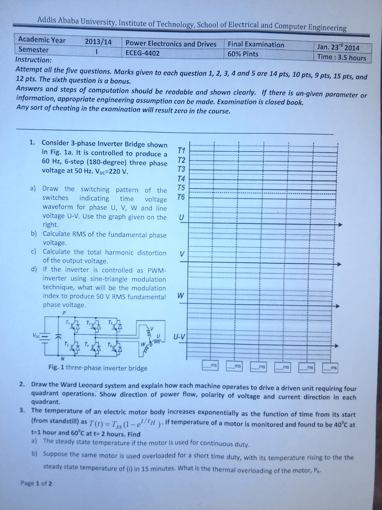Final Exam Preparation Docsity
