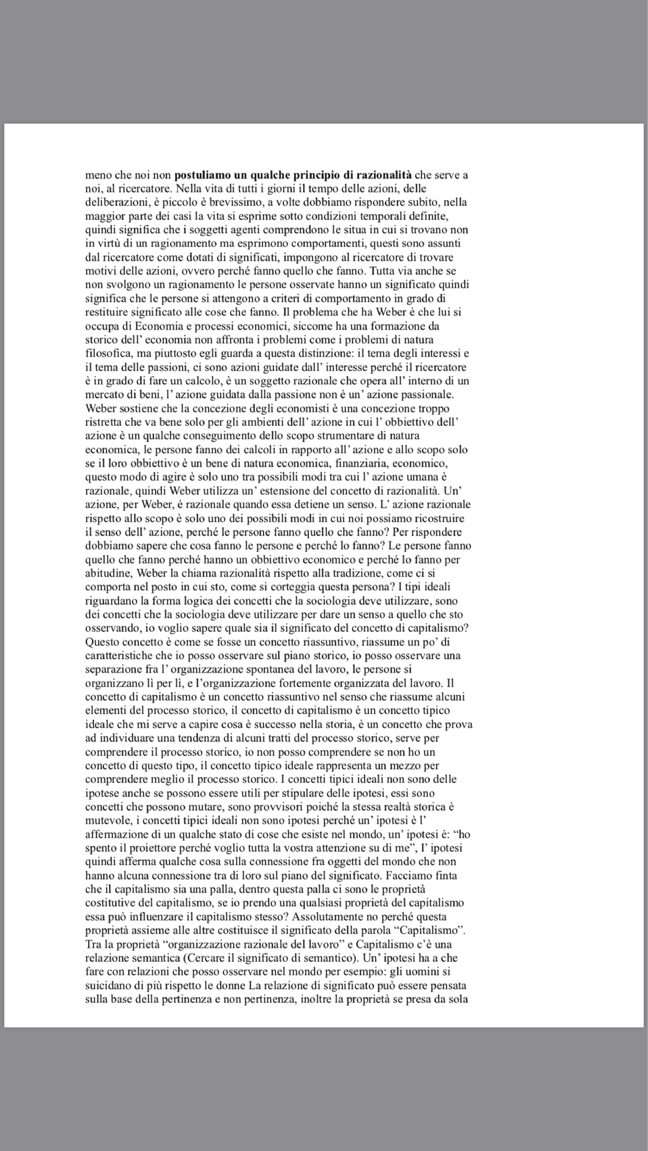 Storia E Metodo Delle Scienze Sociali Docsity