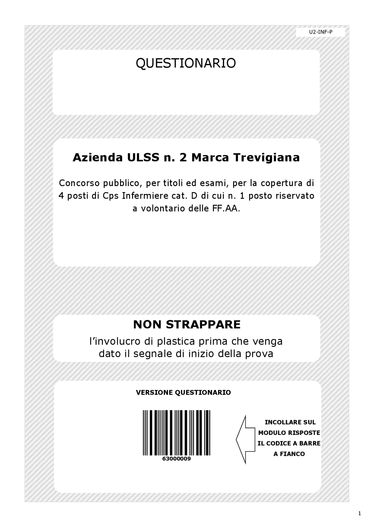 Prova Preselettiva E Prova Scritta Docsity