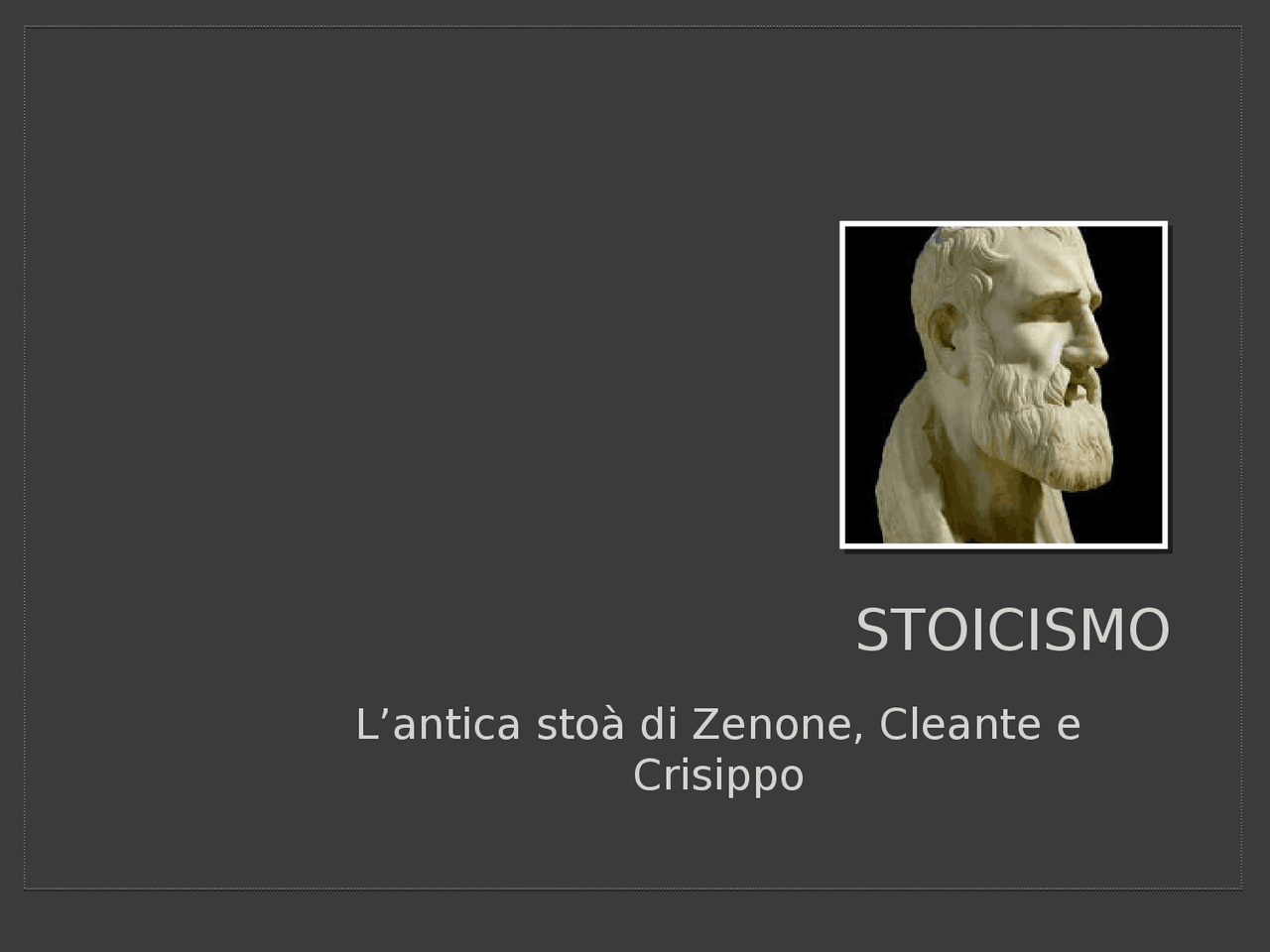Powerpoint Stoicismo Appunti Di Filosofia Docsity