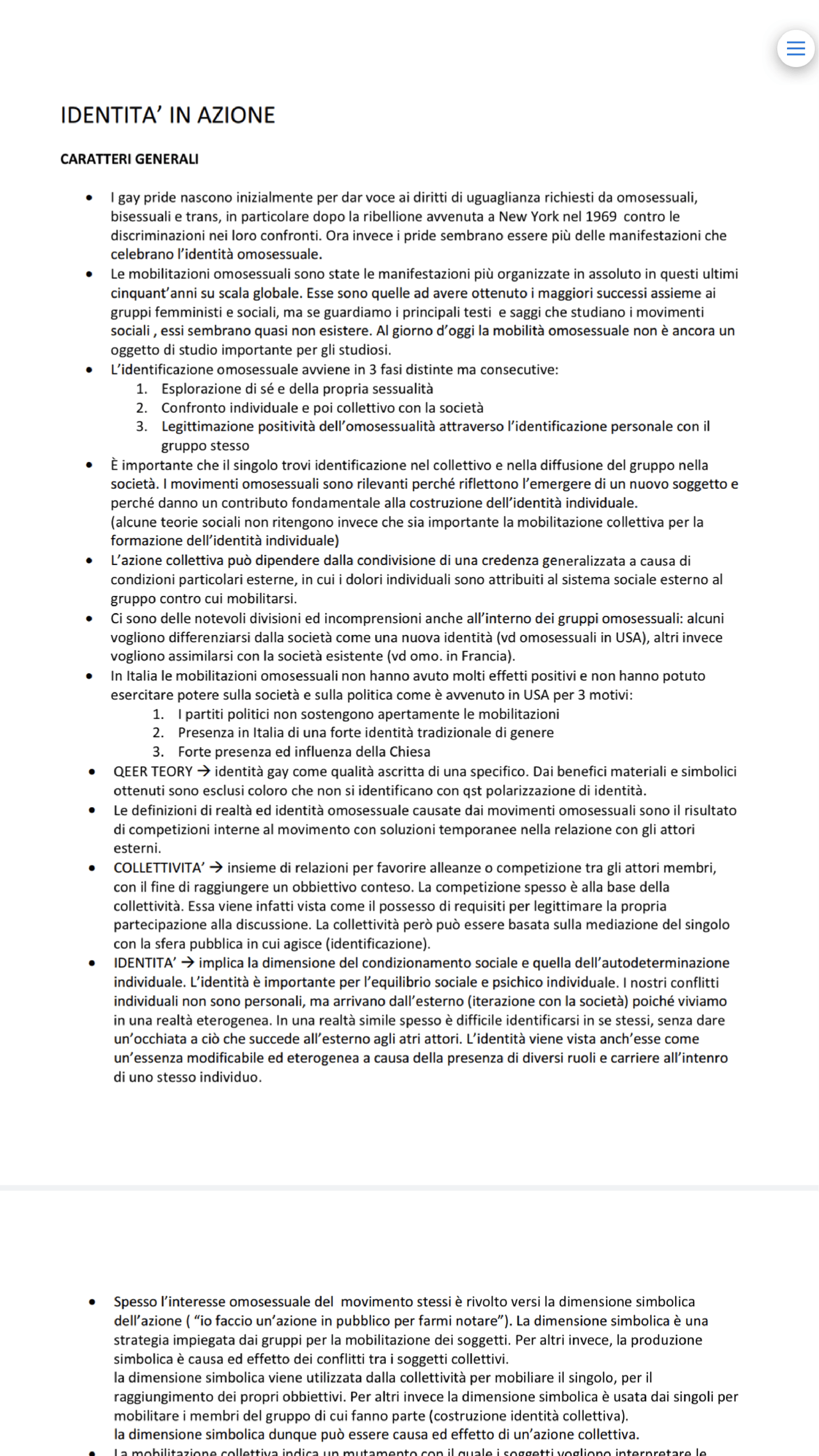 Identità In Azione Allievi Docsity