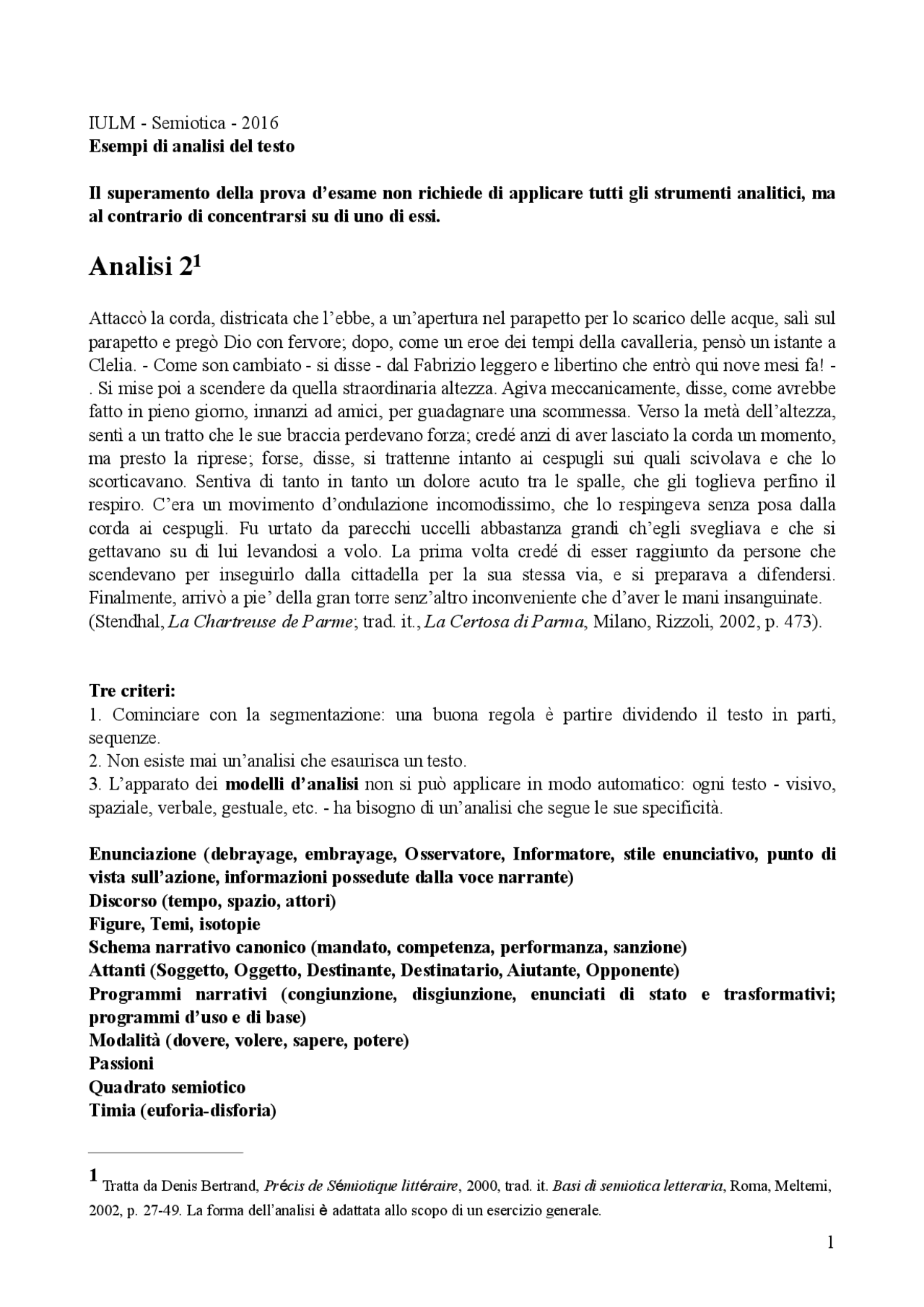 Analisi Semiotica Per Esame Docsity