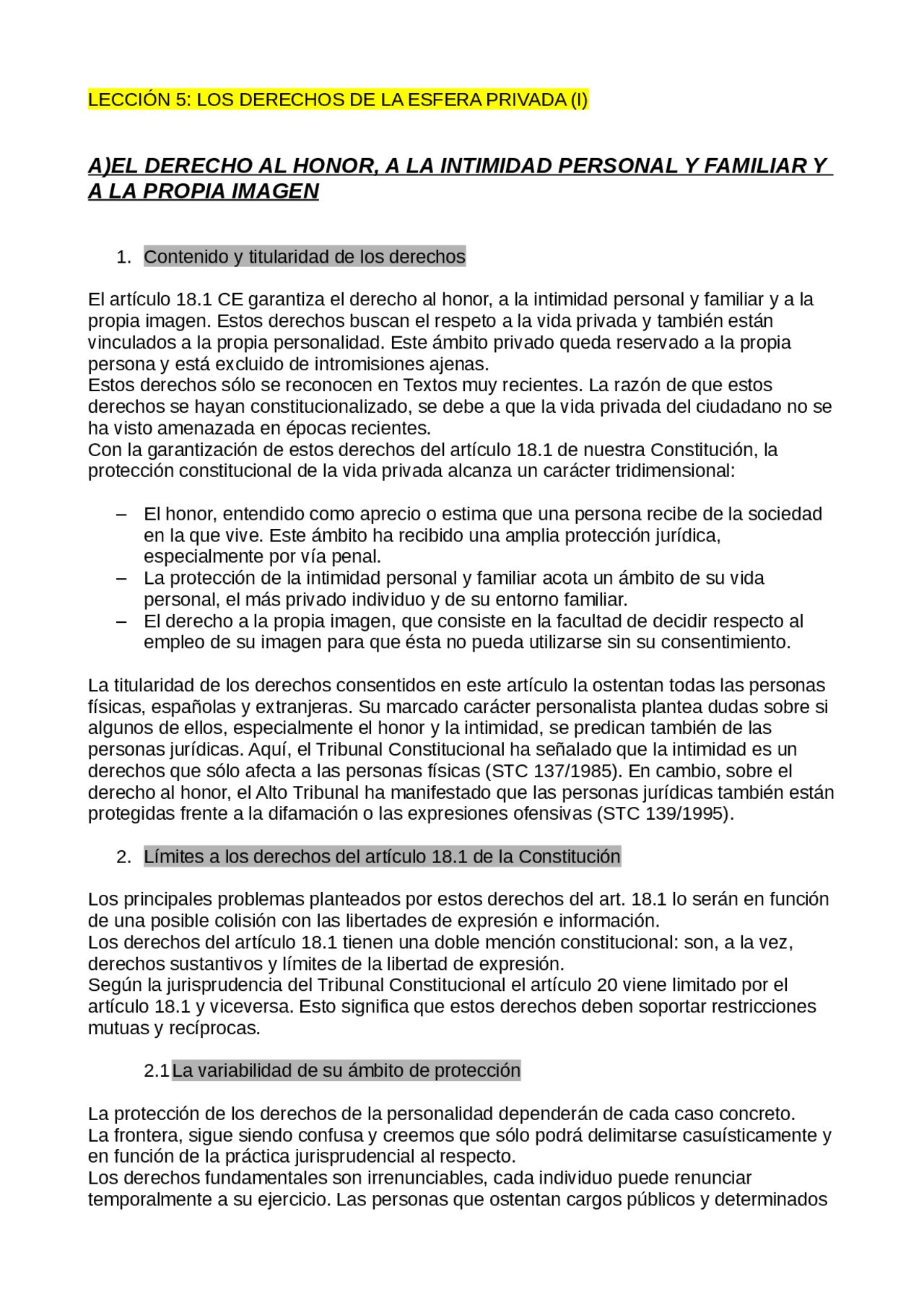 Apuntes Constitucional Docsity