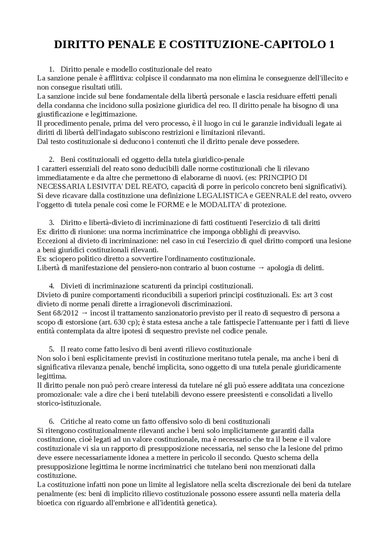 Riassunti Introduzione Al Sistema Penale Docsity