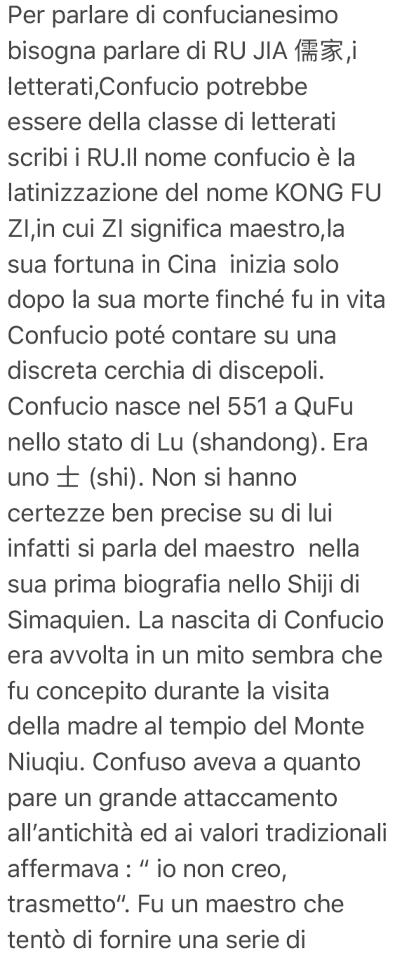 Confucio e il Confucianesimo - Docsity