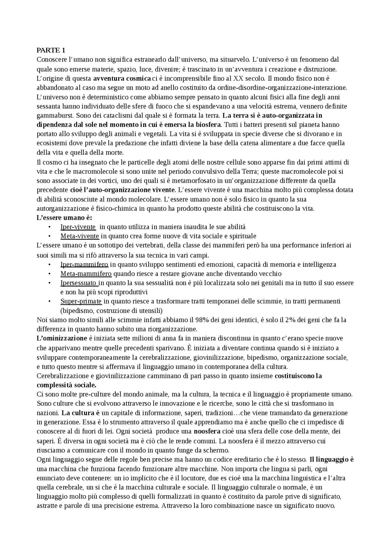Fondamenti Epistemologici Delle Scienze Umane Docsity