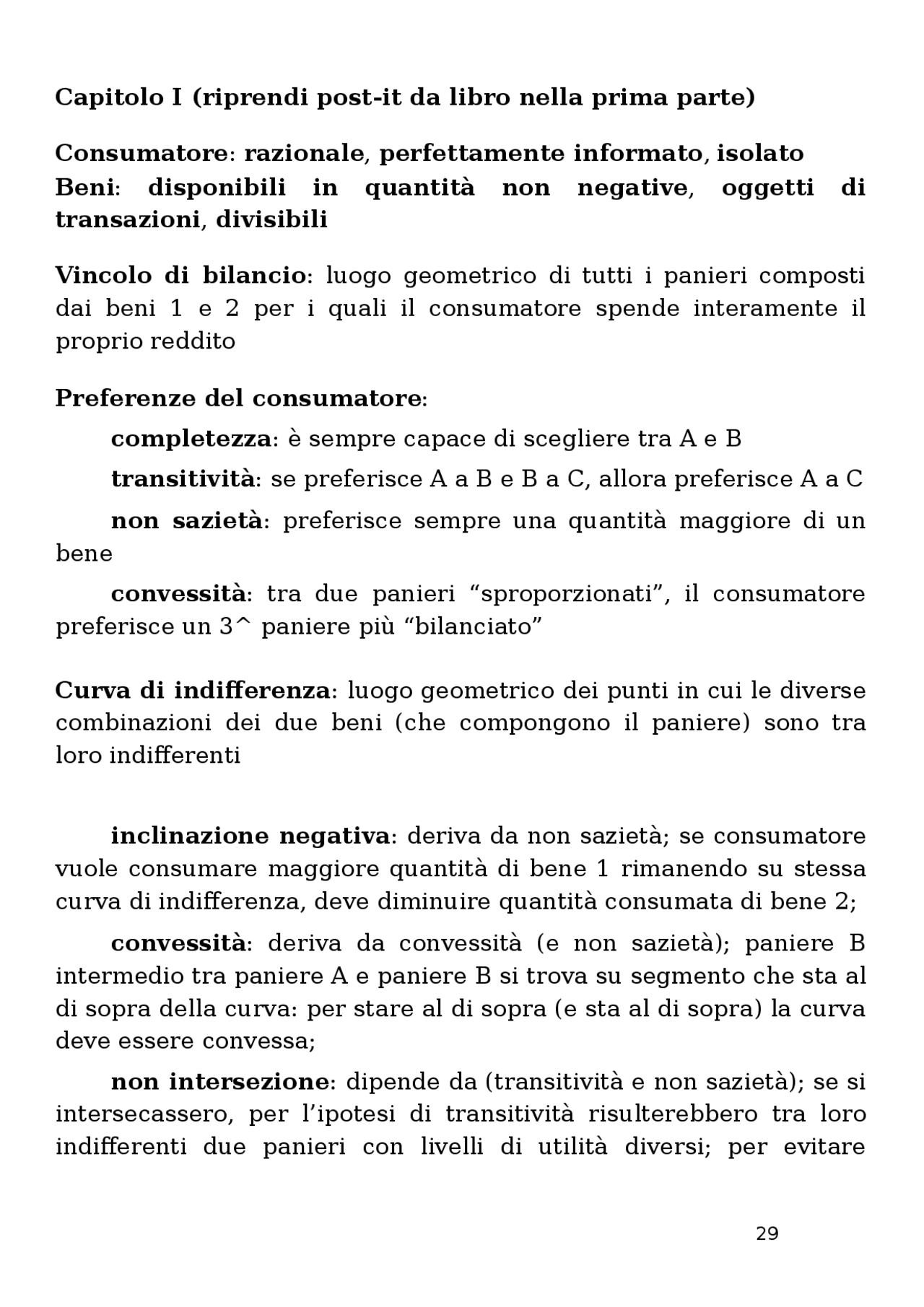 Appunti Microeconomia Docsity