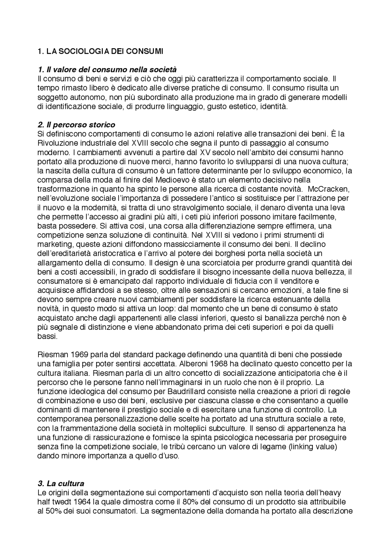 Heritage Marketing Riassunto Docsity