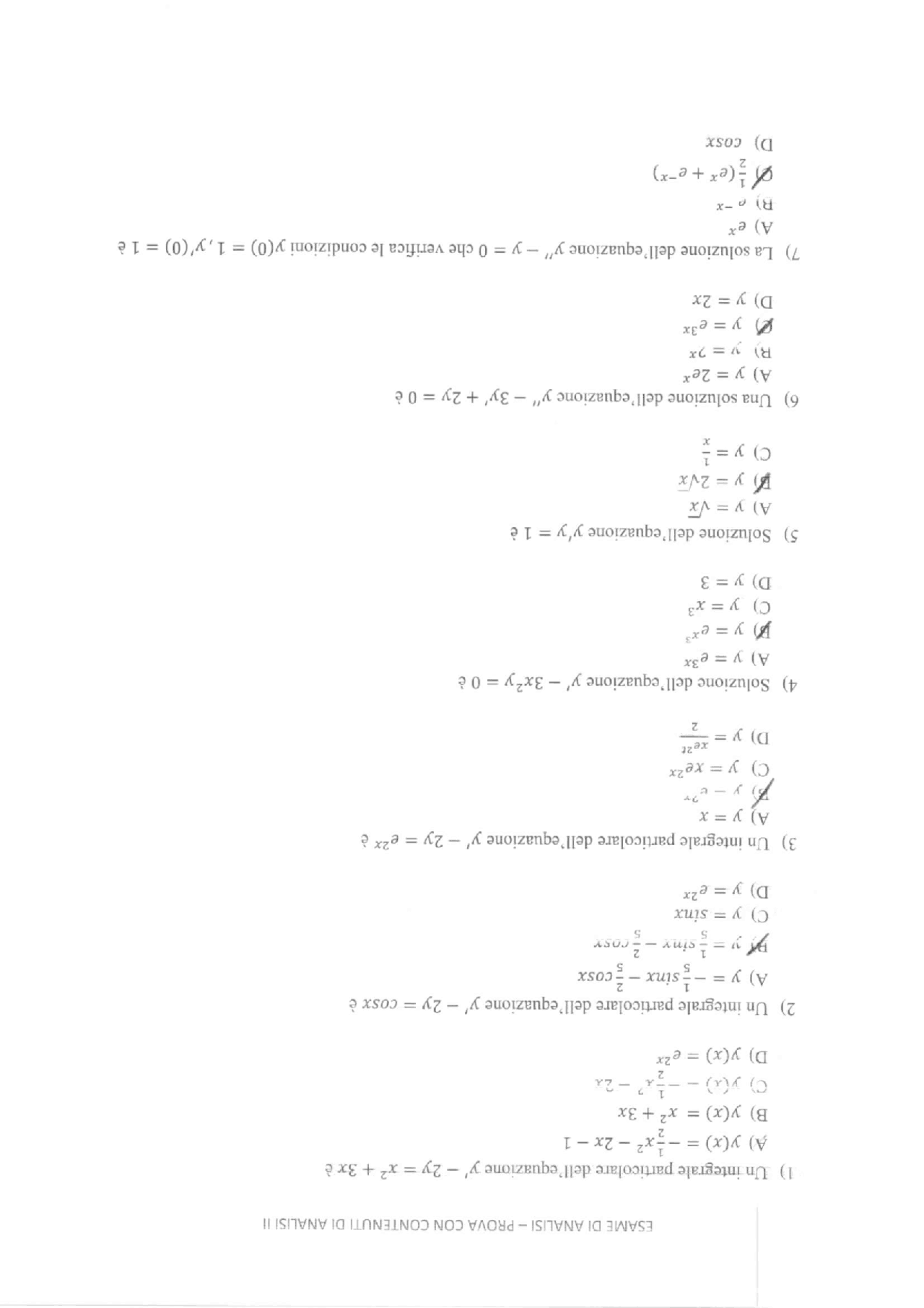 Elaborato Analisi 2 Ingegneria Docsity