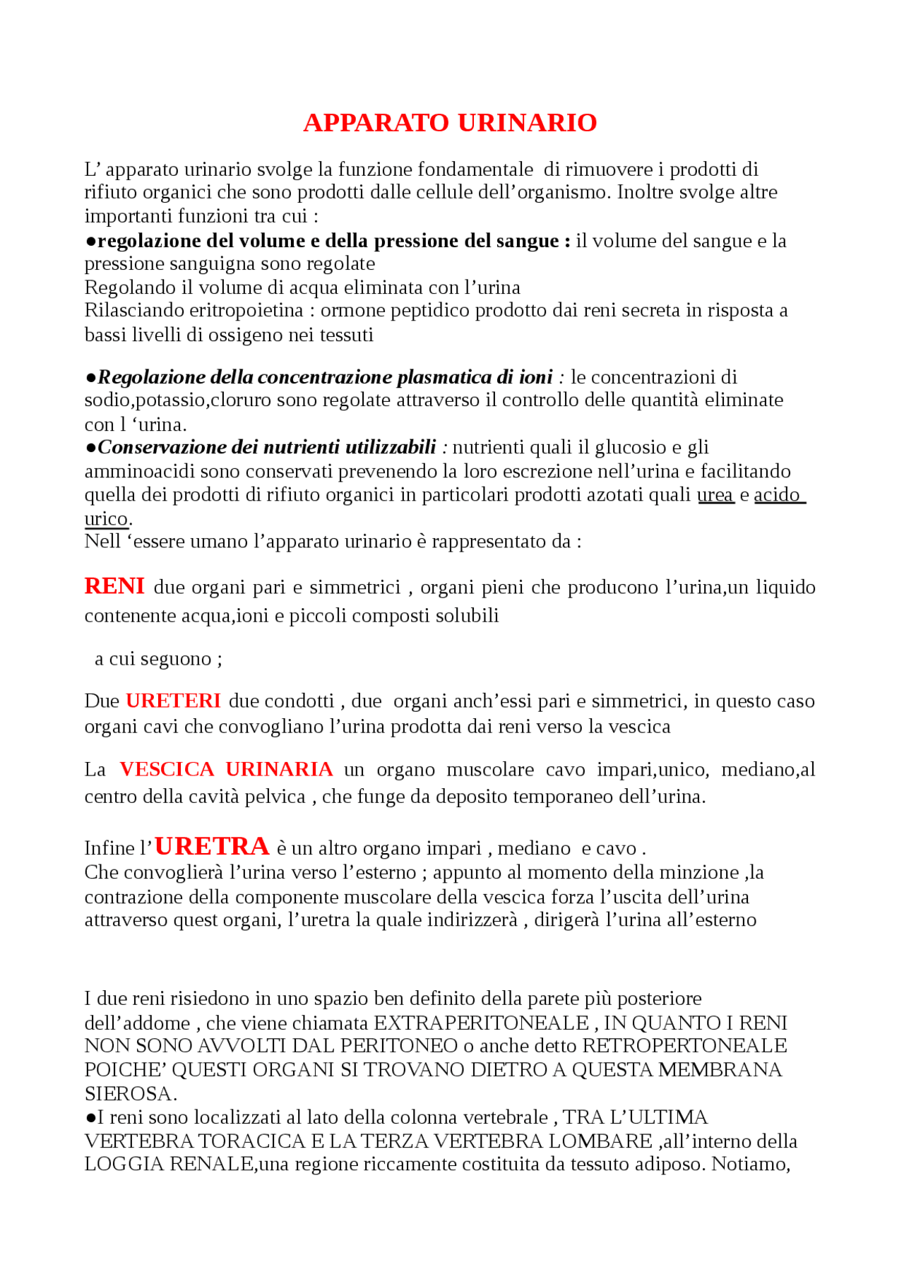 Anatomia Infermieristica Docsity