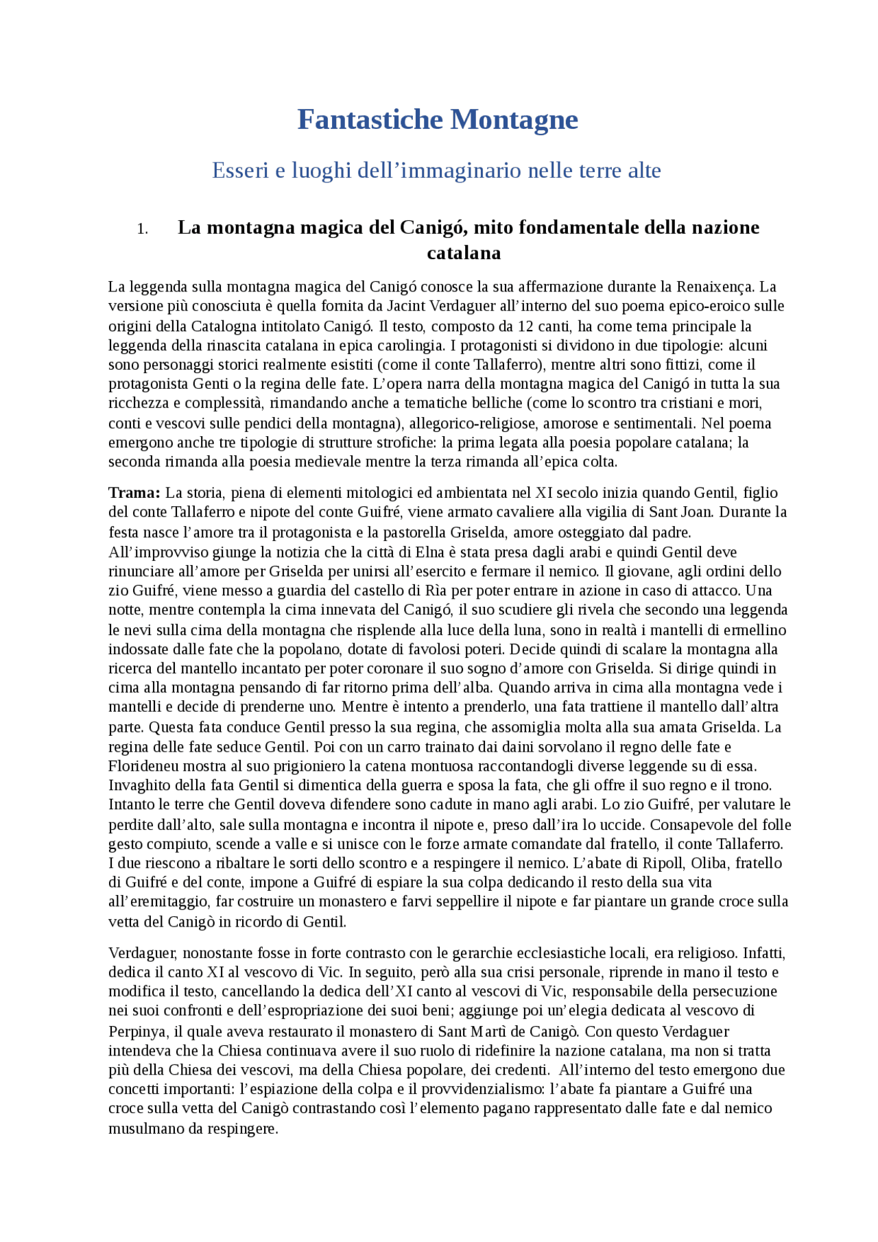 Riassunto del libro "Fantastiche Montagne" a cura di Laura Bonato e Lia ...