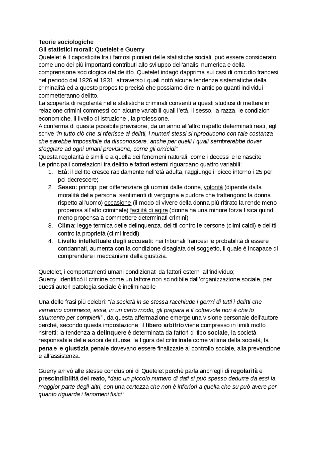 Teorie Sociologiche Della Devianza Docsity