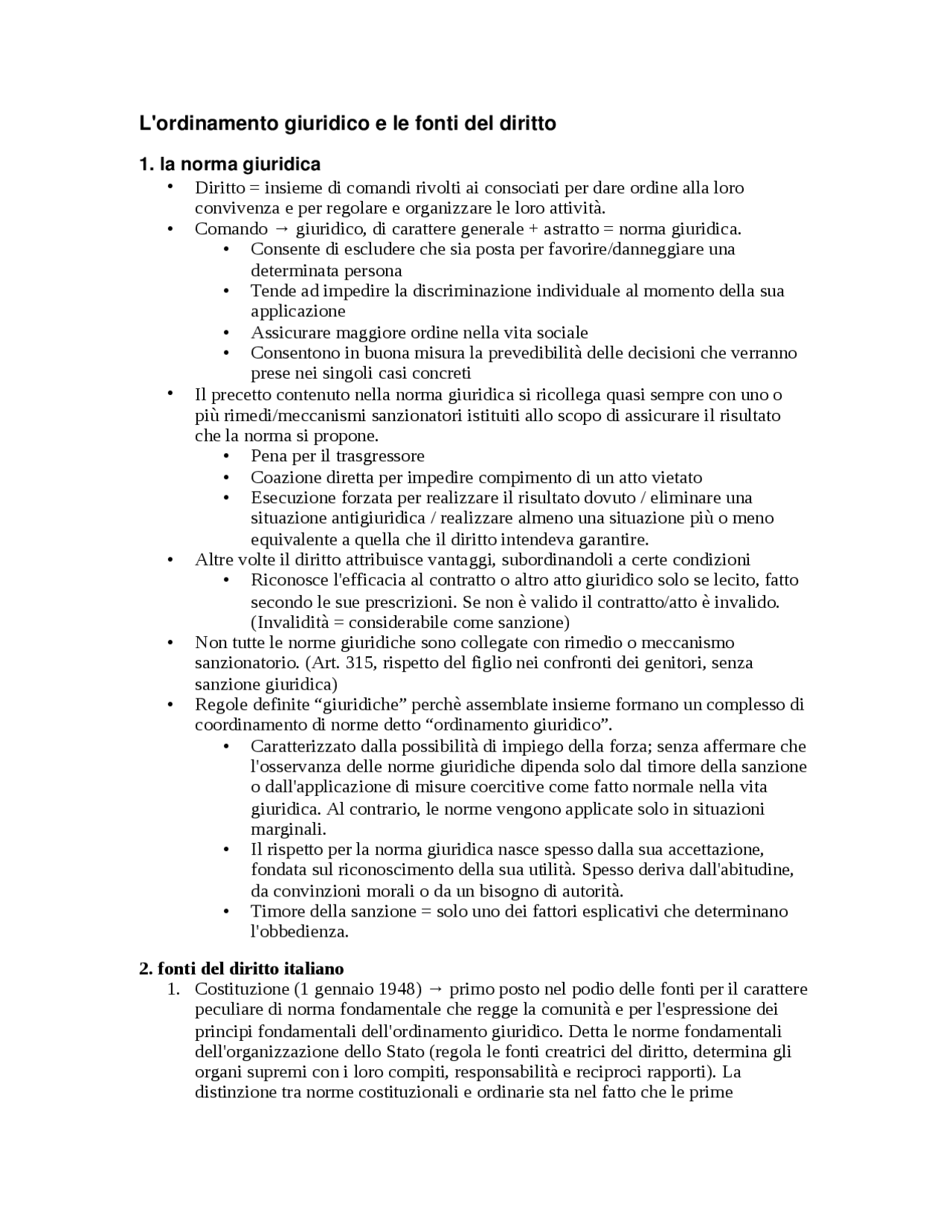 Primo Capitolo Trimarchi Appunti Di Diritto Privato Docsity