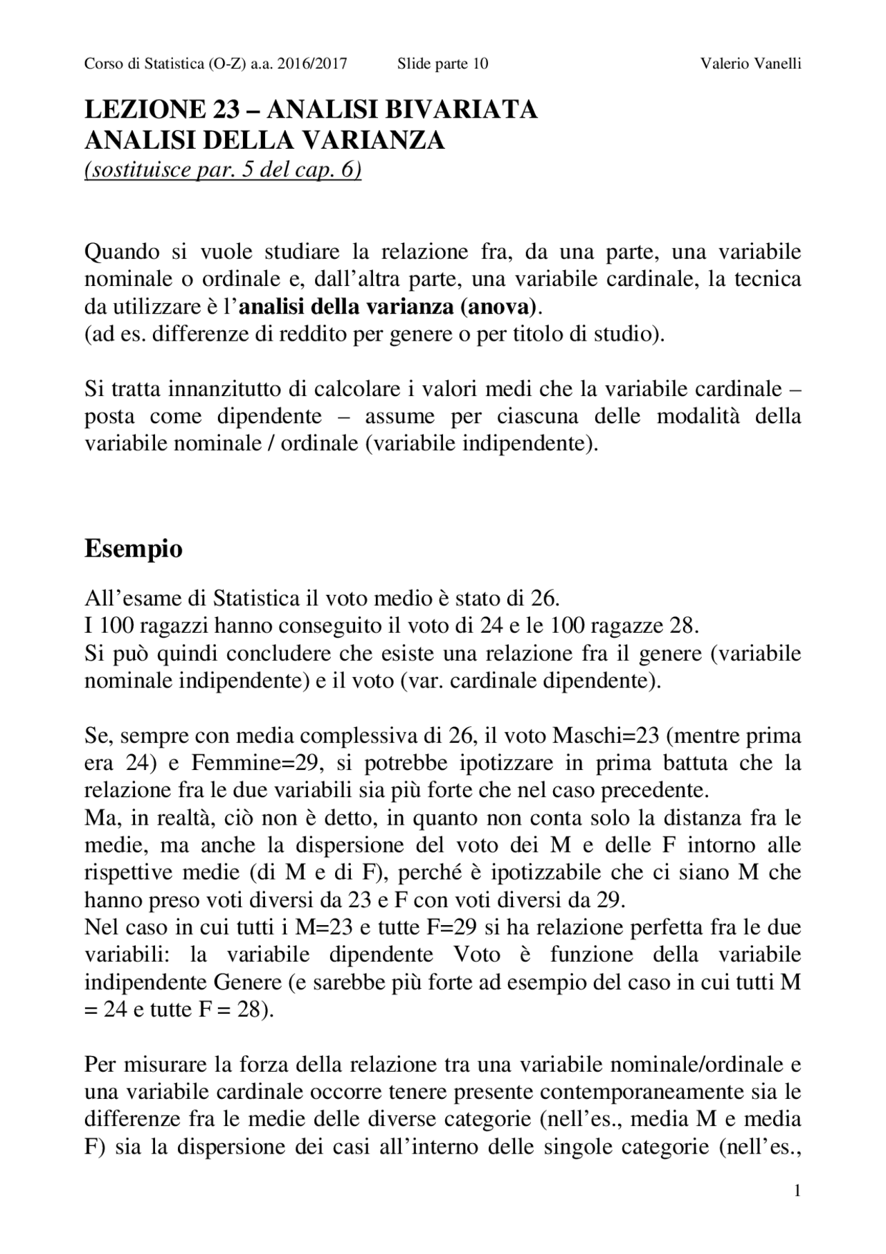 Slides Lezioni Di Statistica Sociale Docsity