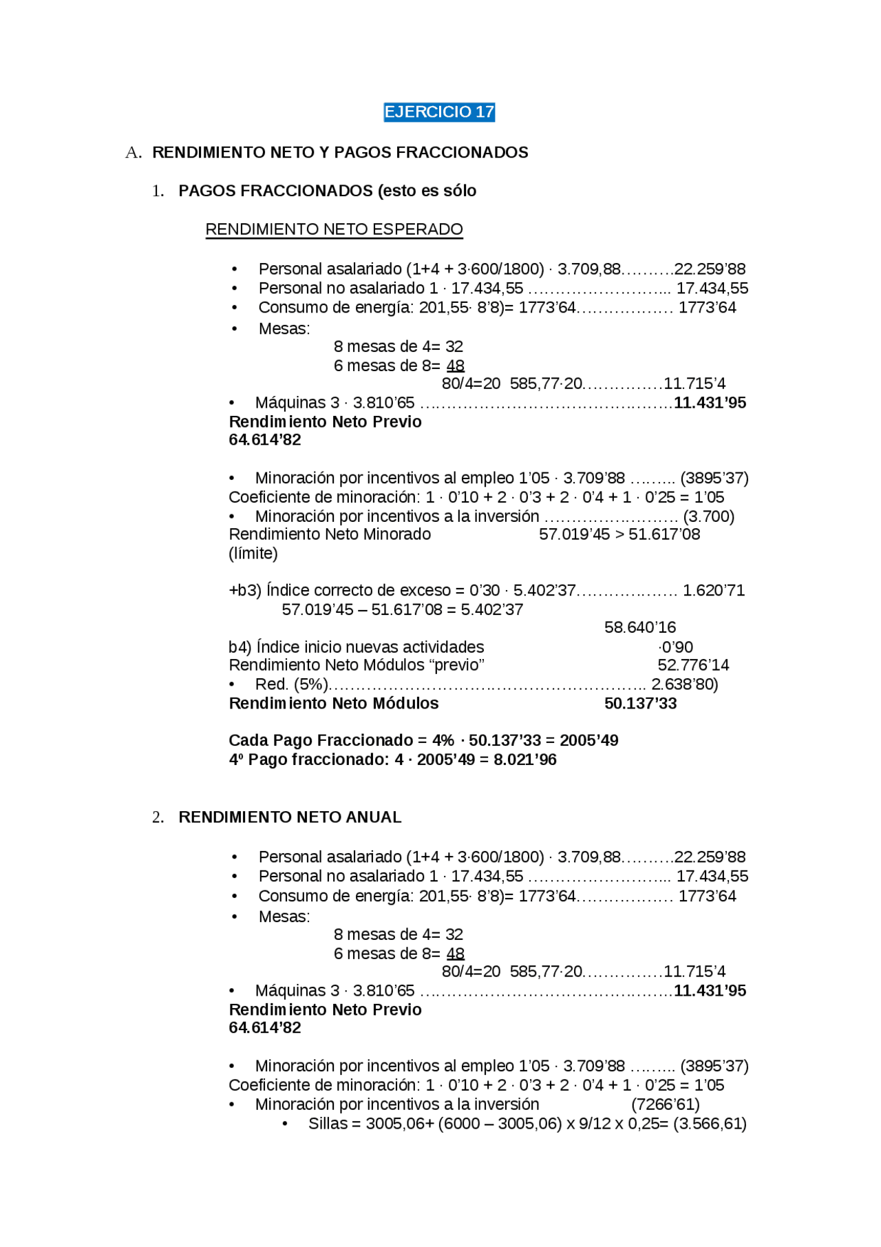 Ejercicio 17 Cuaderno De Docsity