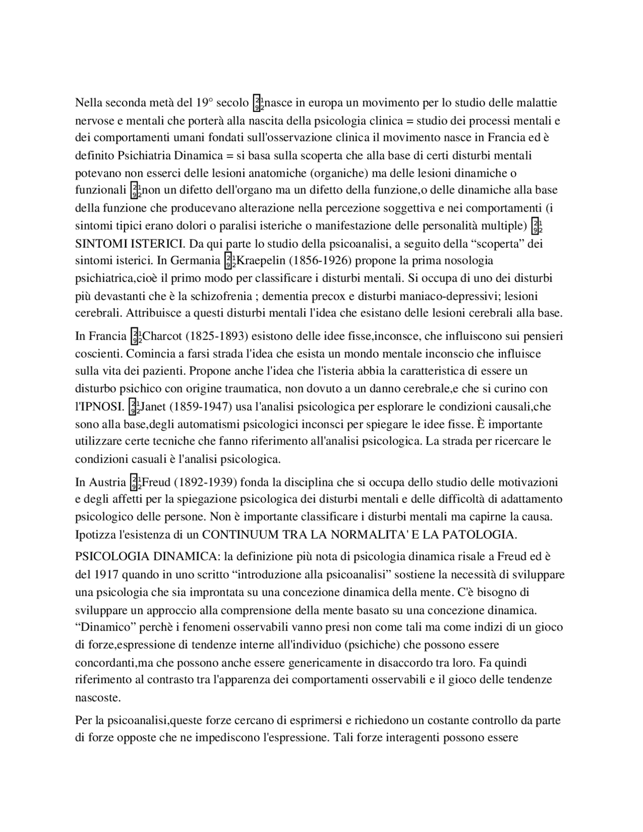 Psicologia Dinamica Jervis Riassunto Docsity