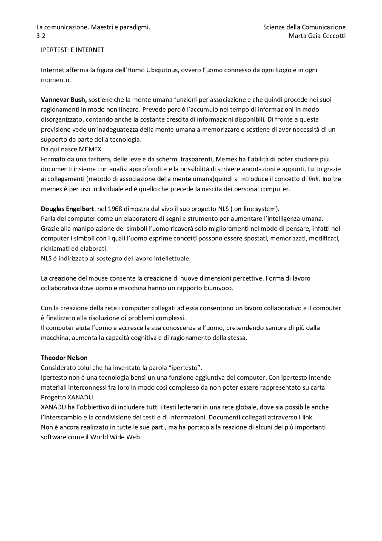 La Comunicazione Maestri E Paradigmi Docsity