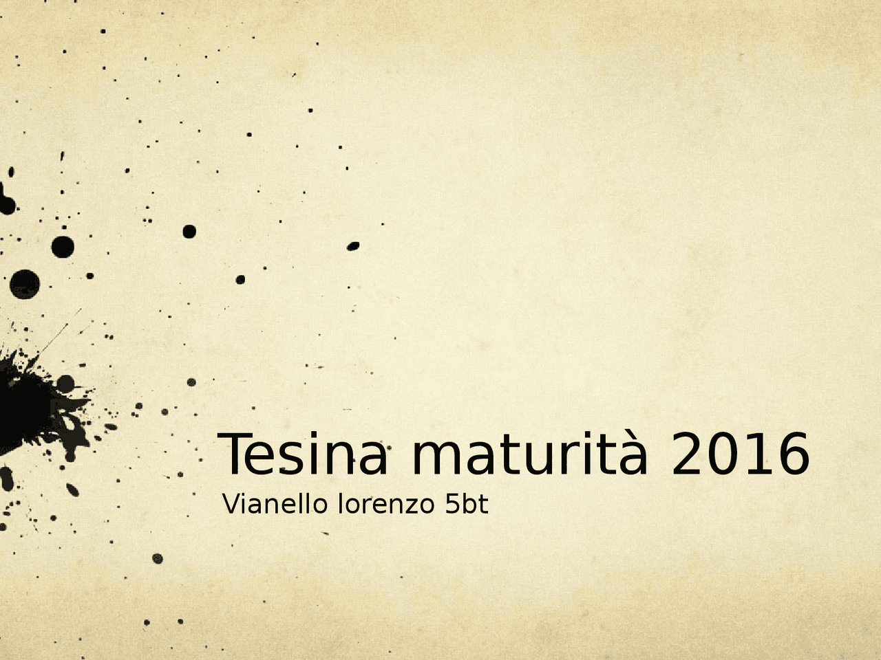 Tesi Di Maturità Per Istituto Tecnico Turistico Docsity