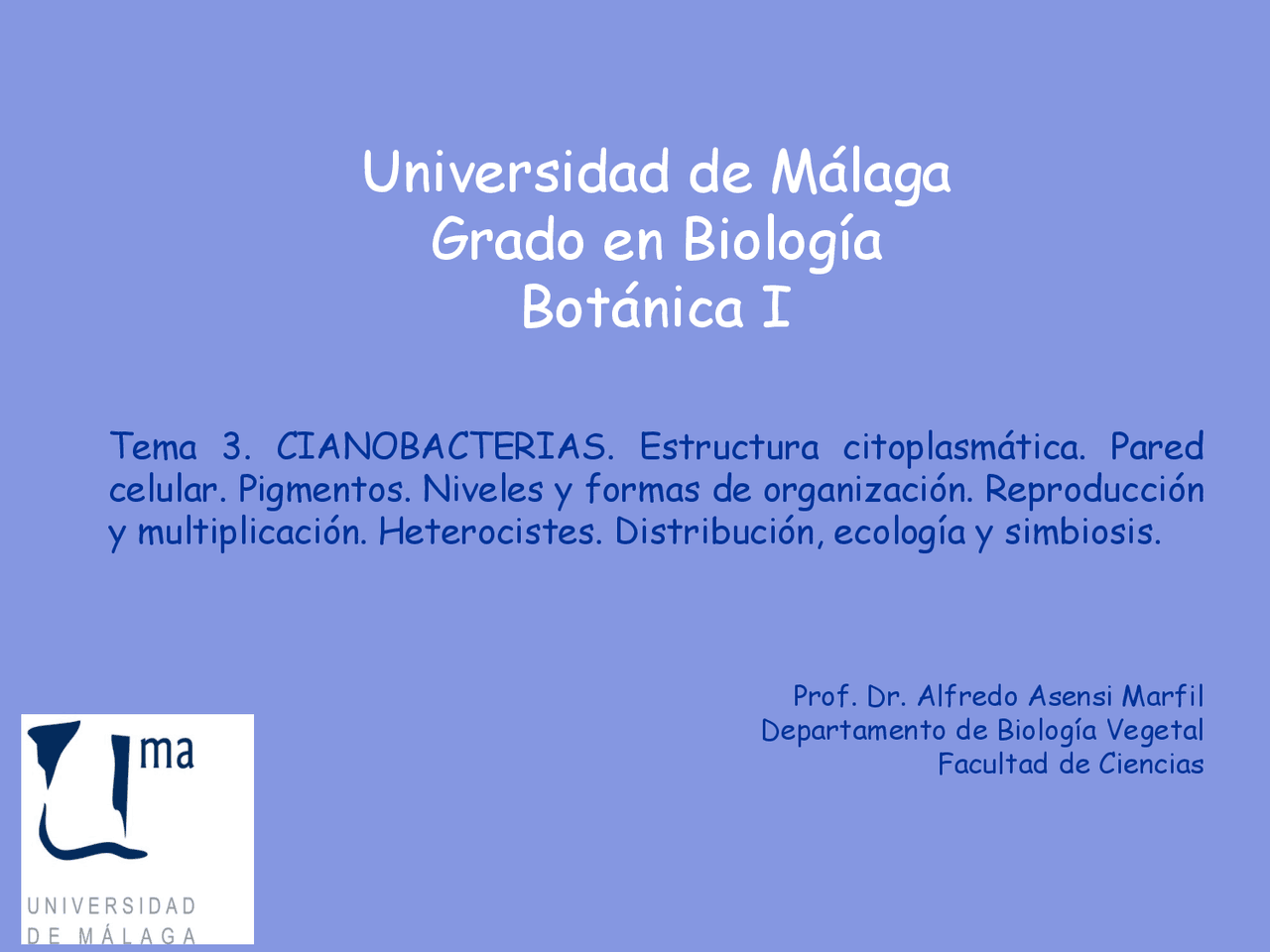 Apuntes De Botánica I Del Grado Del Biología Docsity