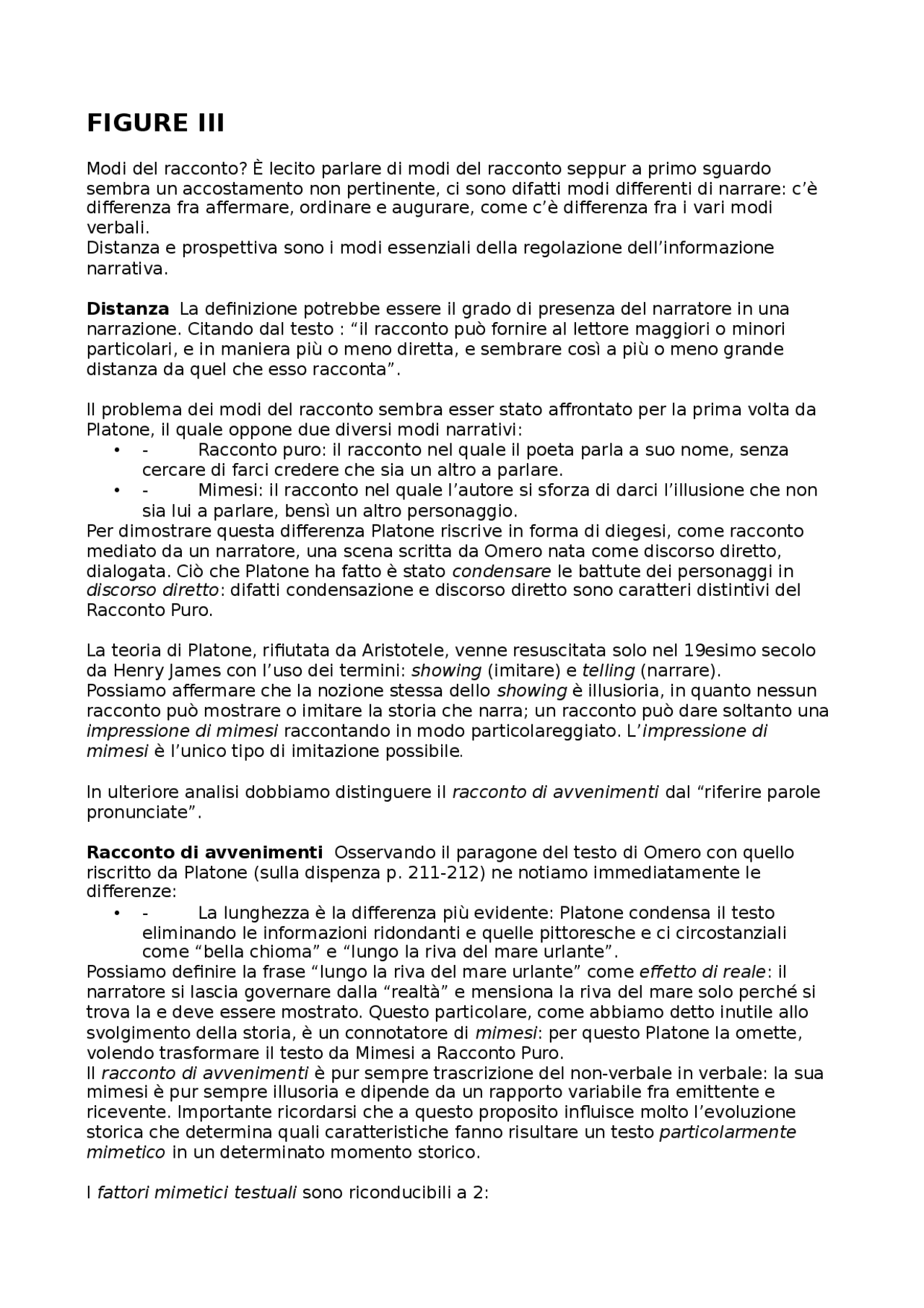 Figure Iii Gérard Genette Docsity