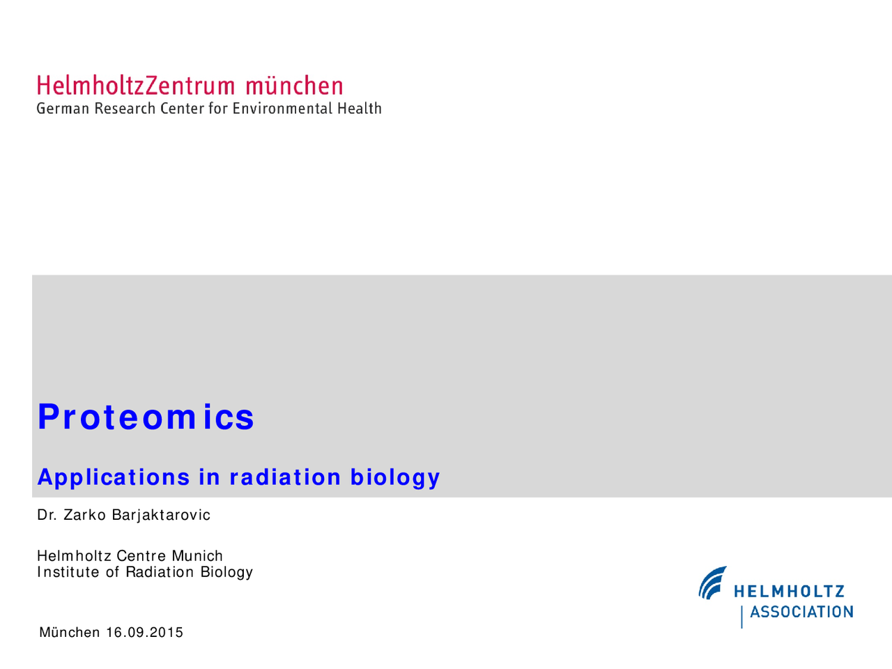 Introduction To Proteomics Docsity