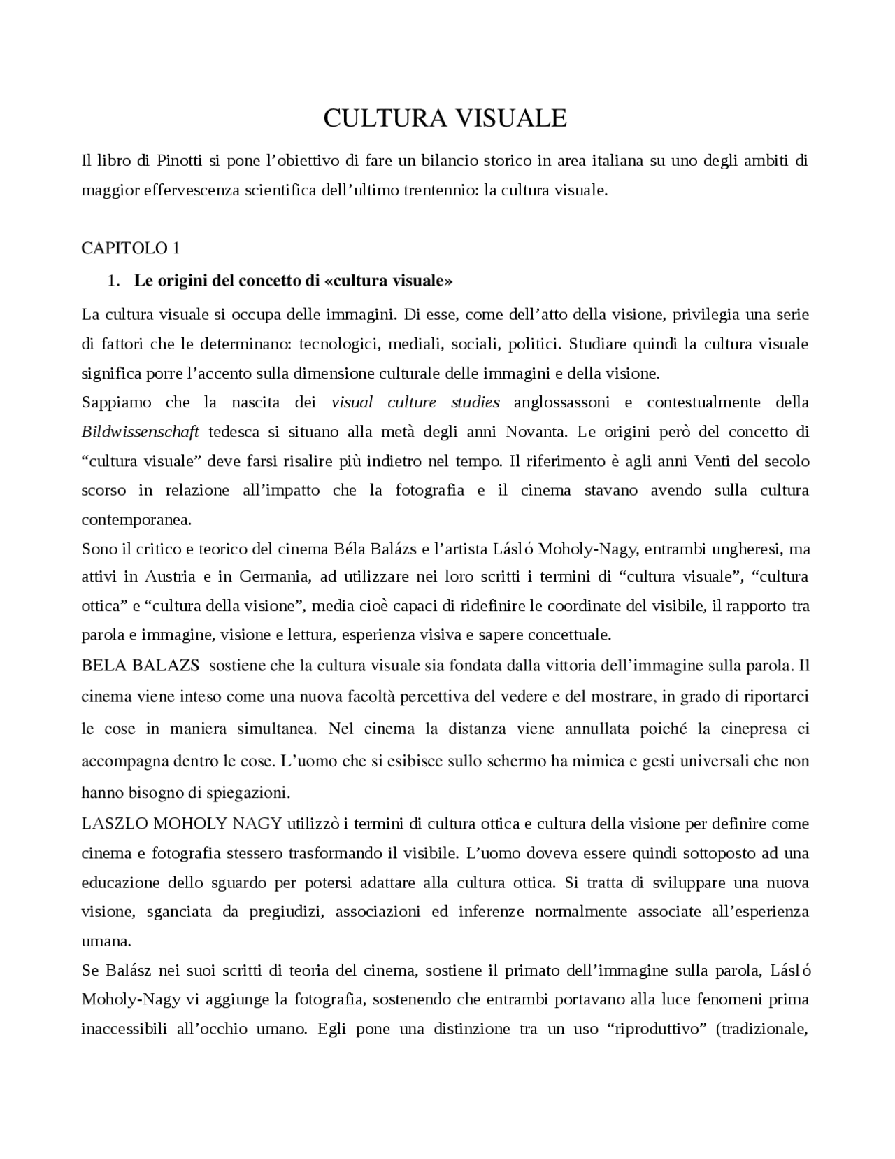 Cultura Visuale Immagini Sguardi Media Dispositivi Docsity