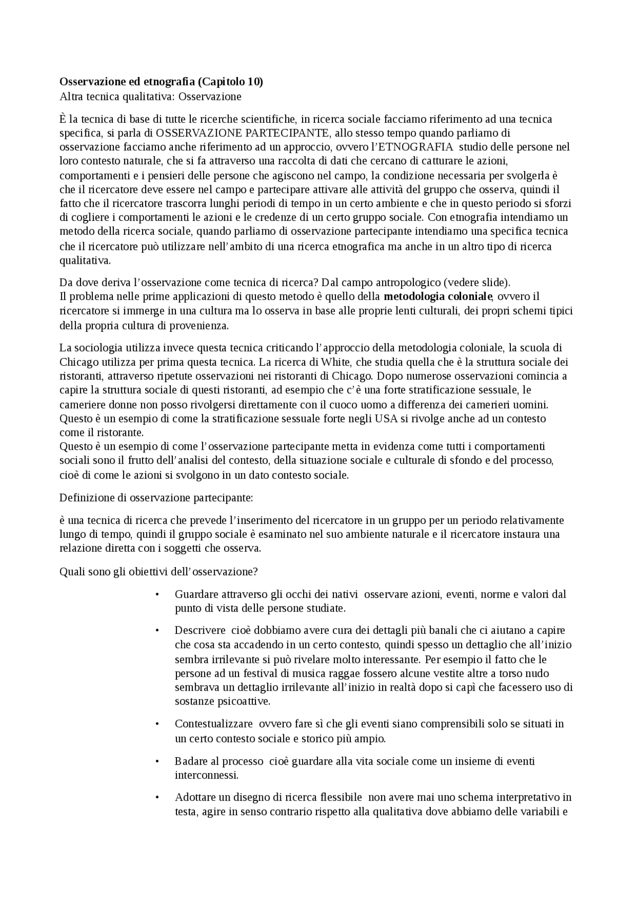 Appunti Di Metodologia Della Ricerca Sociale Docsity