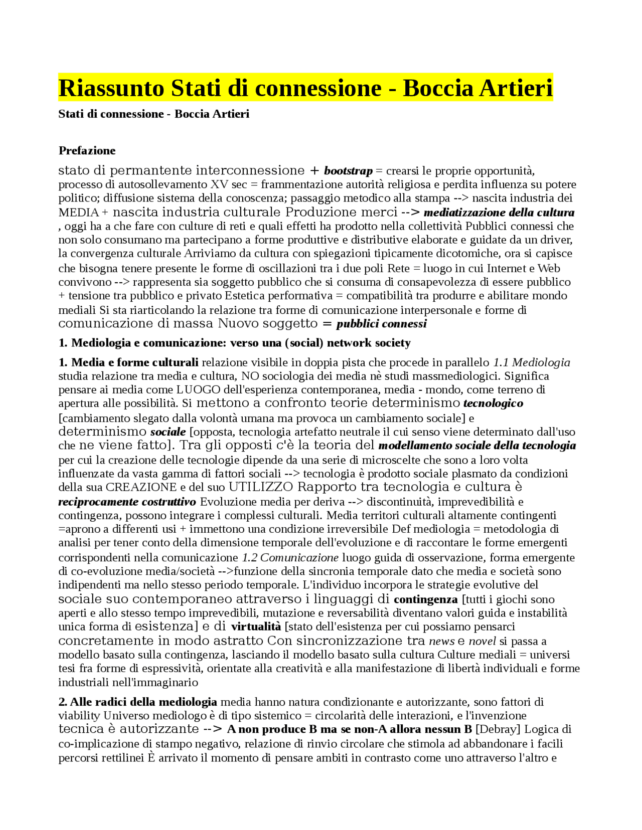 Stati Di Connessione Docsity