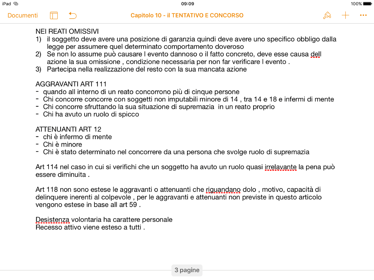 Concorso Di Persone E Tentativo Docsity