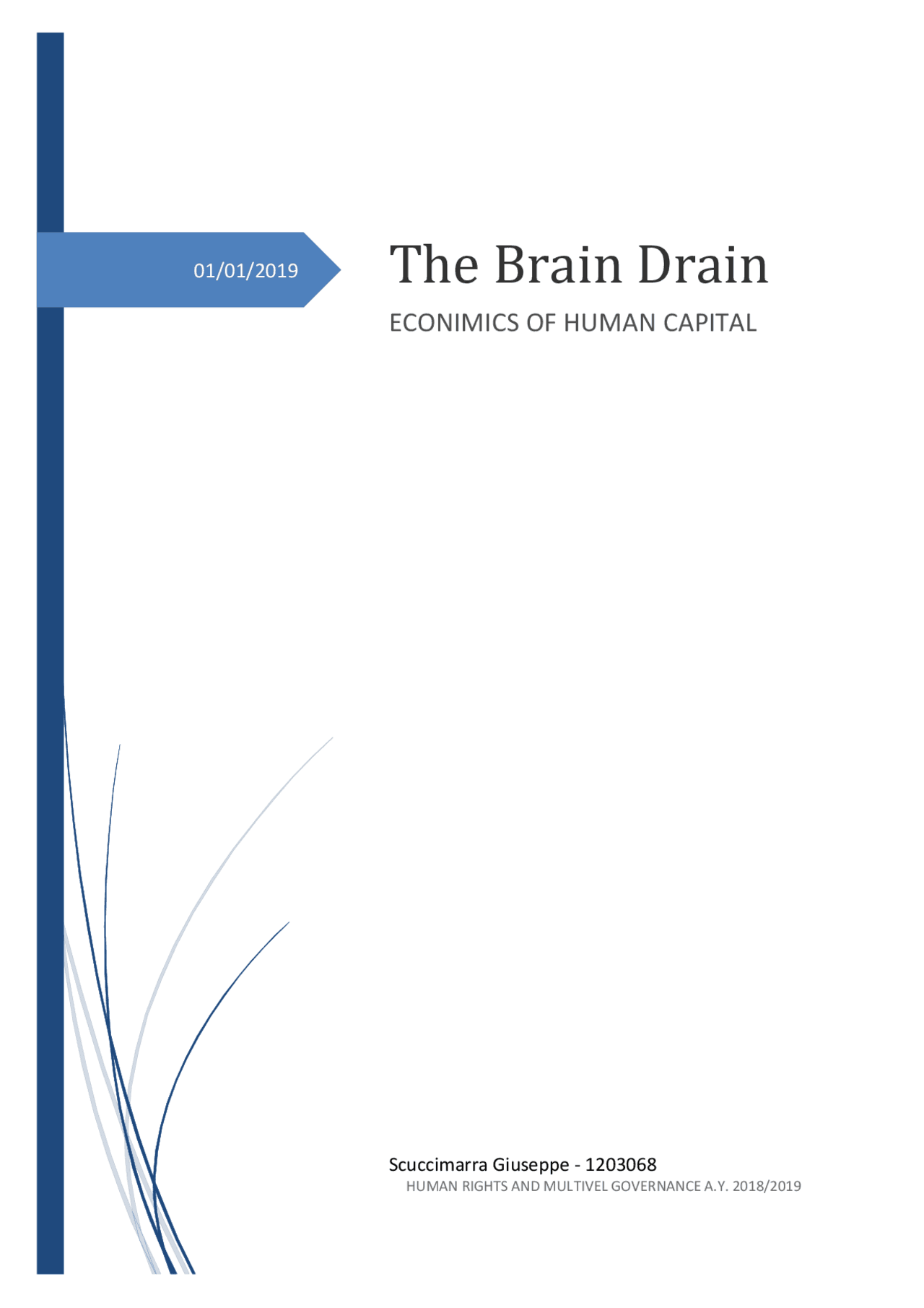 Economics Of Human Capital Docsity