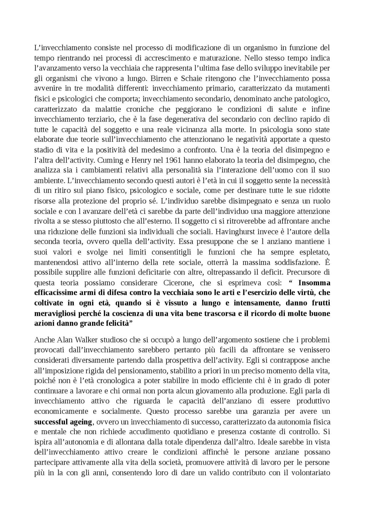 Ricerca Azione Sugli Anziani Docsity