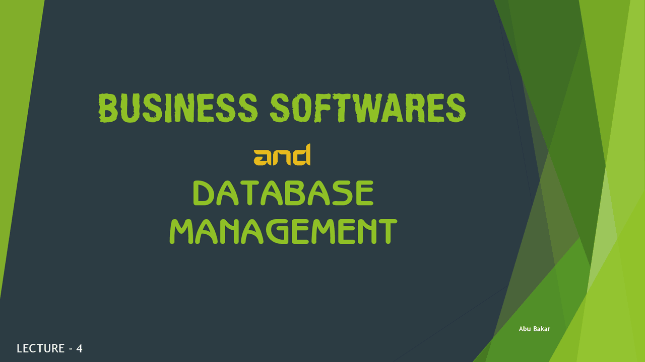 Application Softwares Docsity