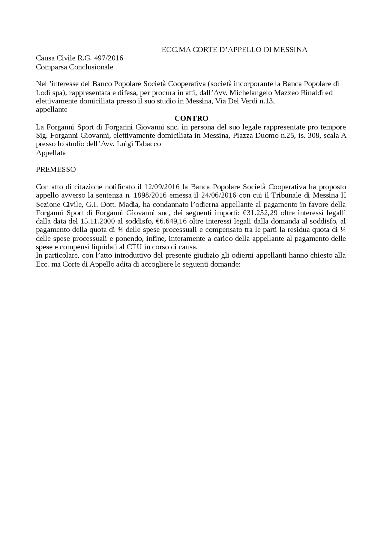 Affidamento Minore E Mantenimento Docsity