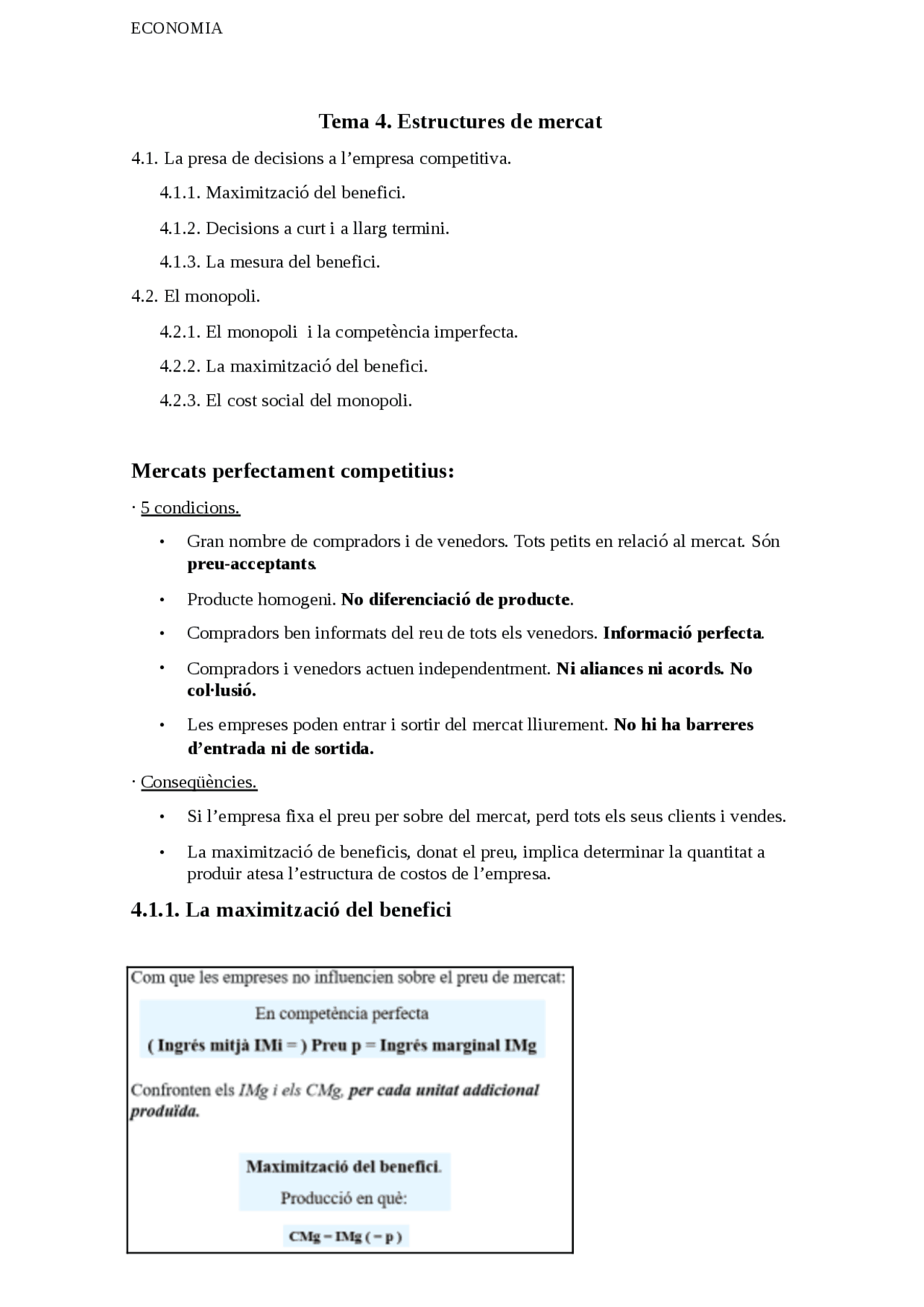 Tema 4 Intro Economia Docsity