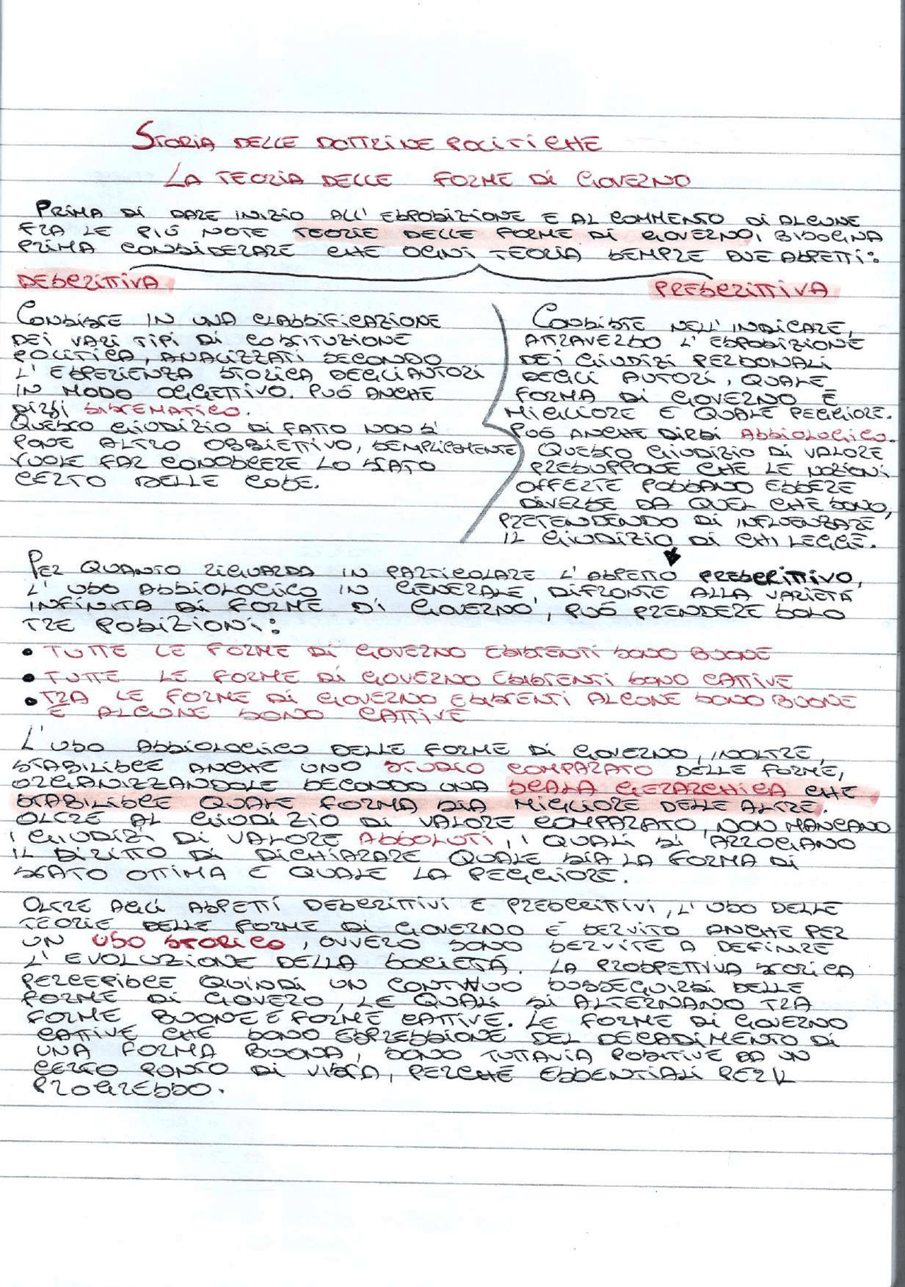 Storia Delle Dottrine Politiche Docsity