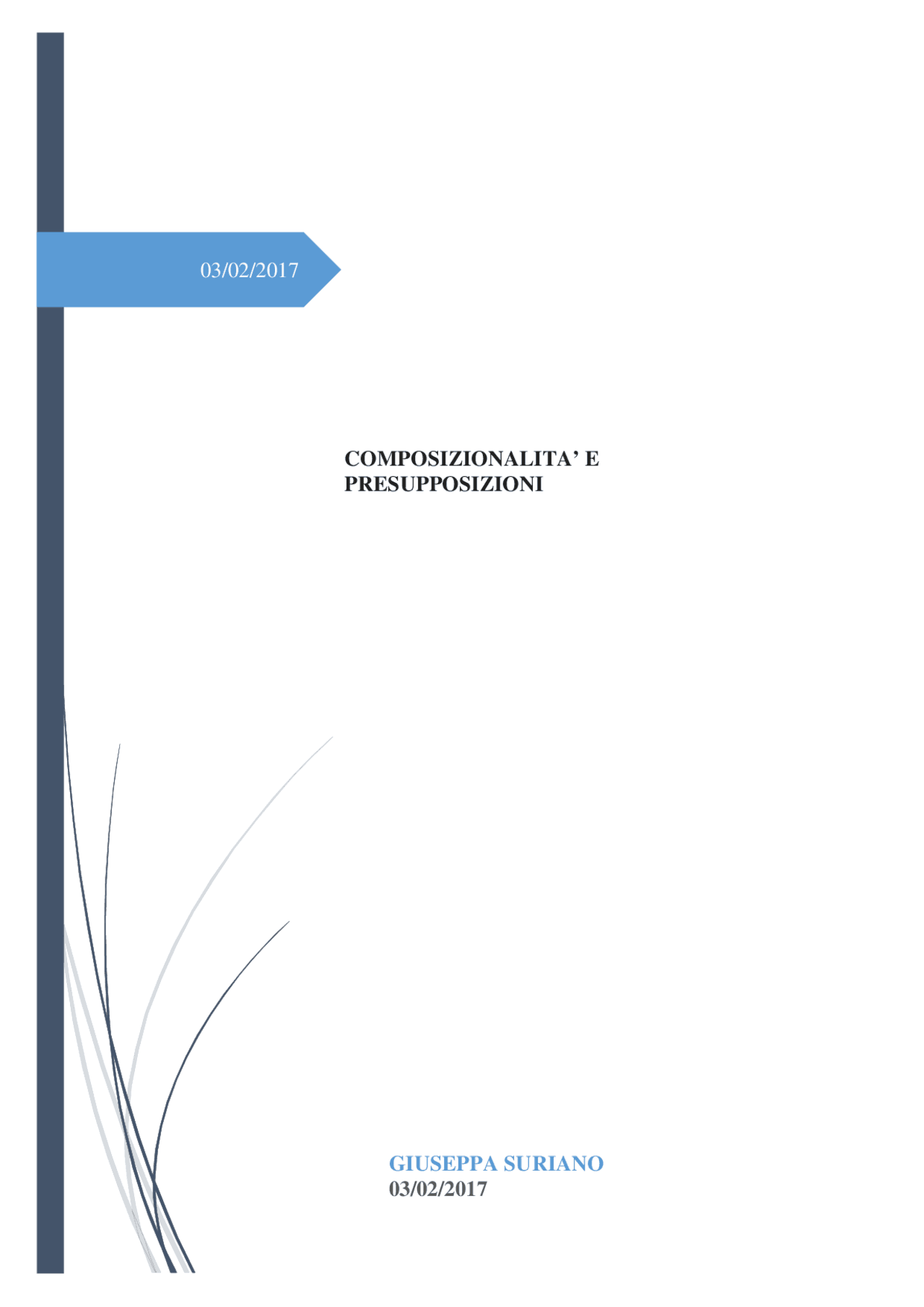 Esame Filosofia Del Linguaggio Docsity