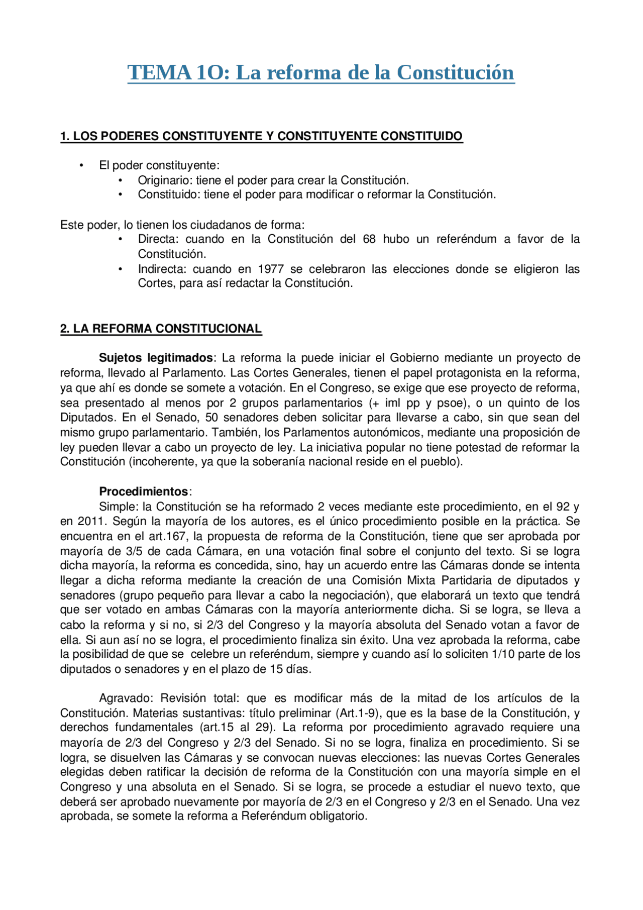 Deontología Tema 10 Primer Año Ade Docsity