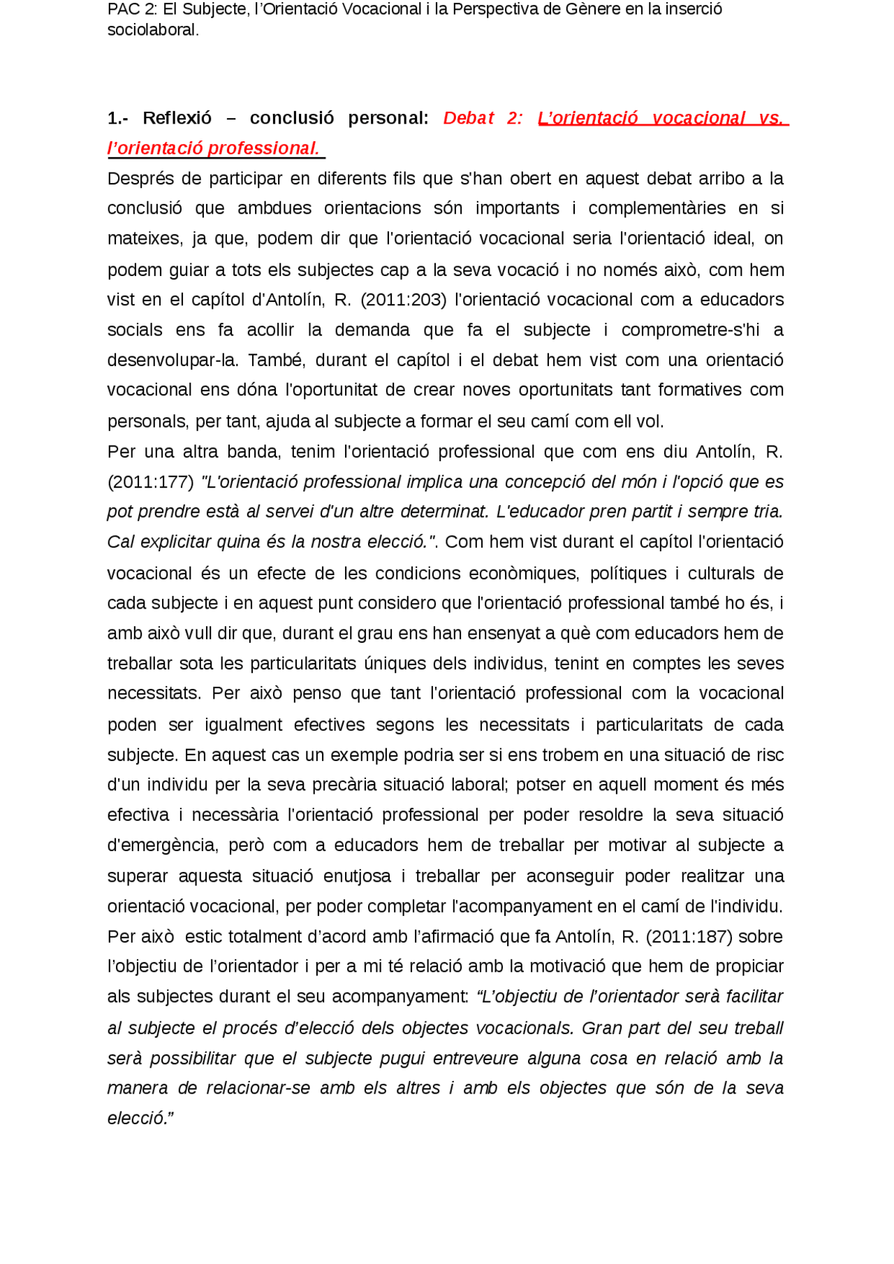 Pac 2 Formación Y Inserción Sociolaboral Docsity