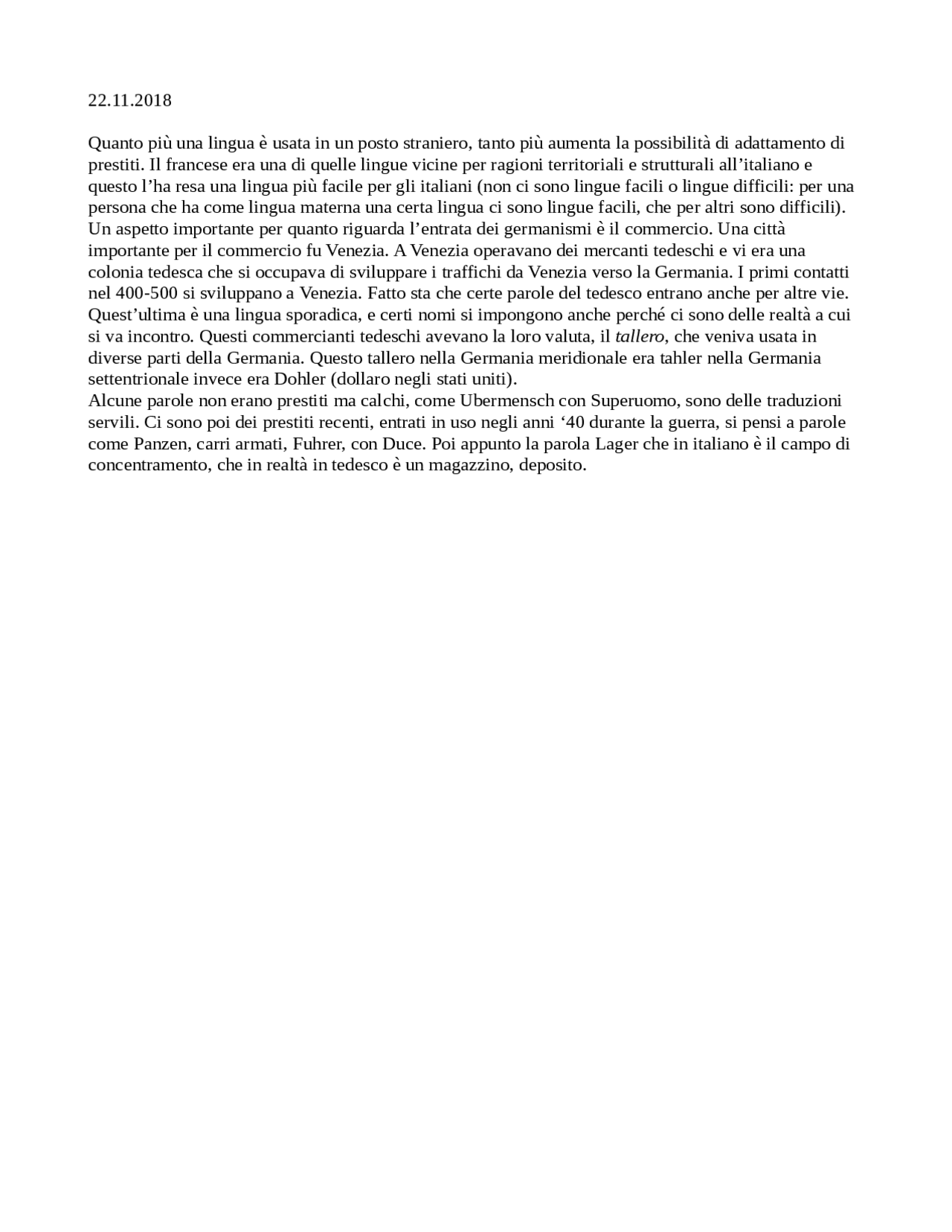Appunti Lezioni Secondo Semestre Docsity