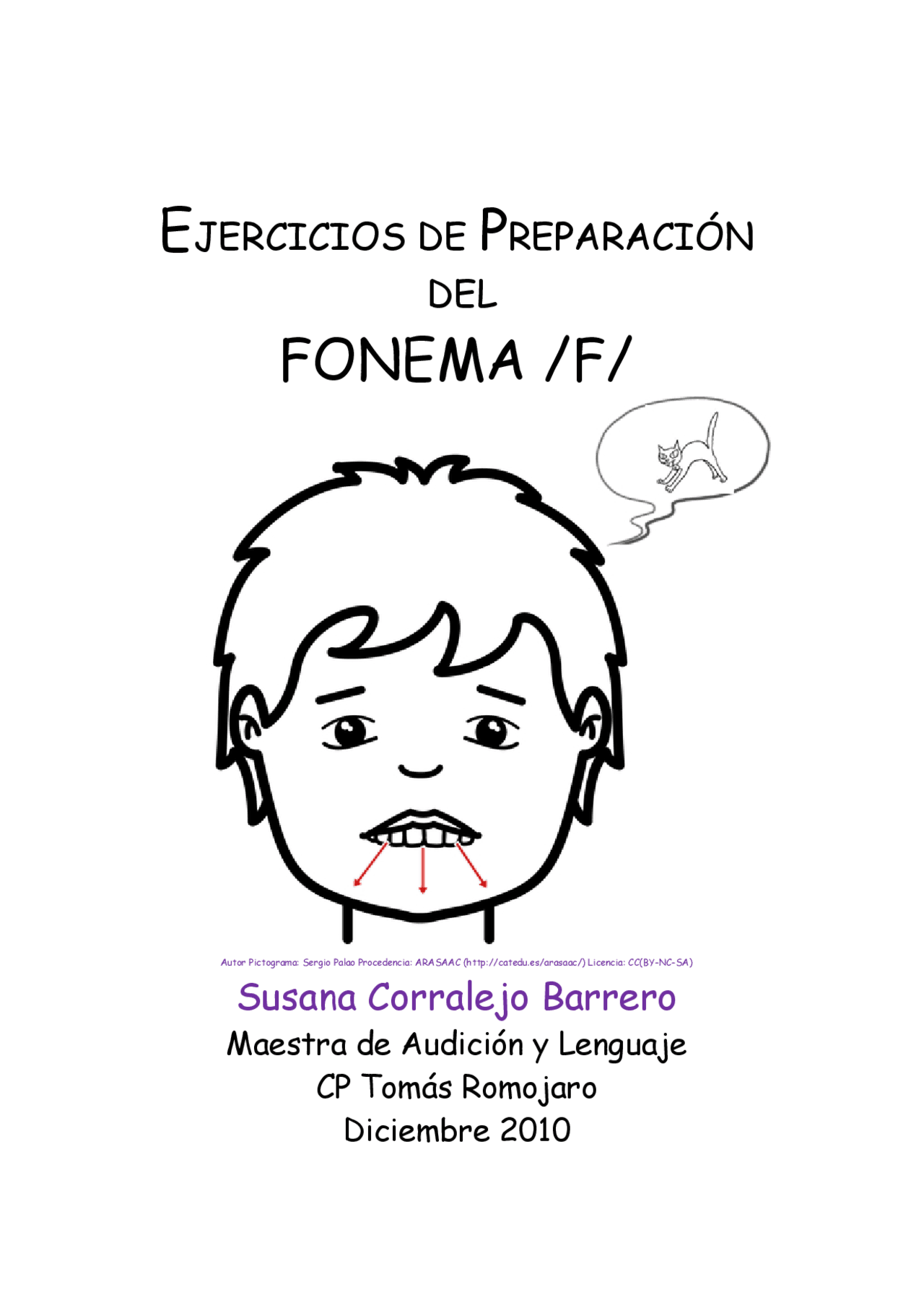 Fonema f articulacion - Docsity
